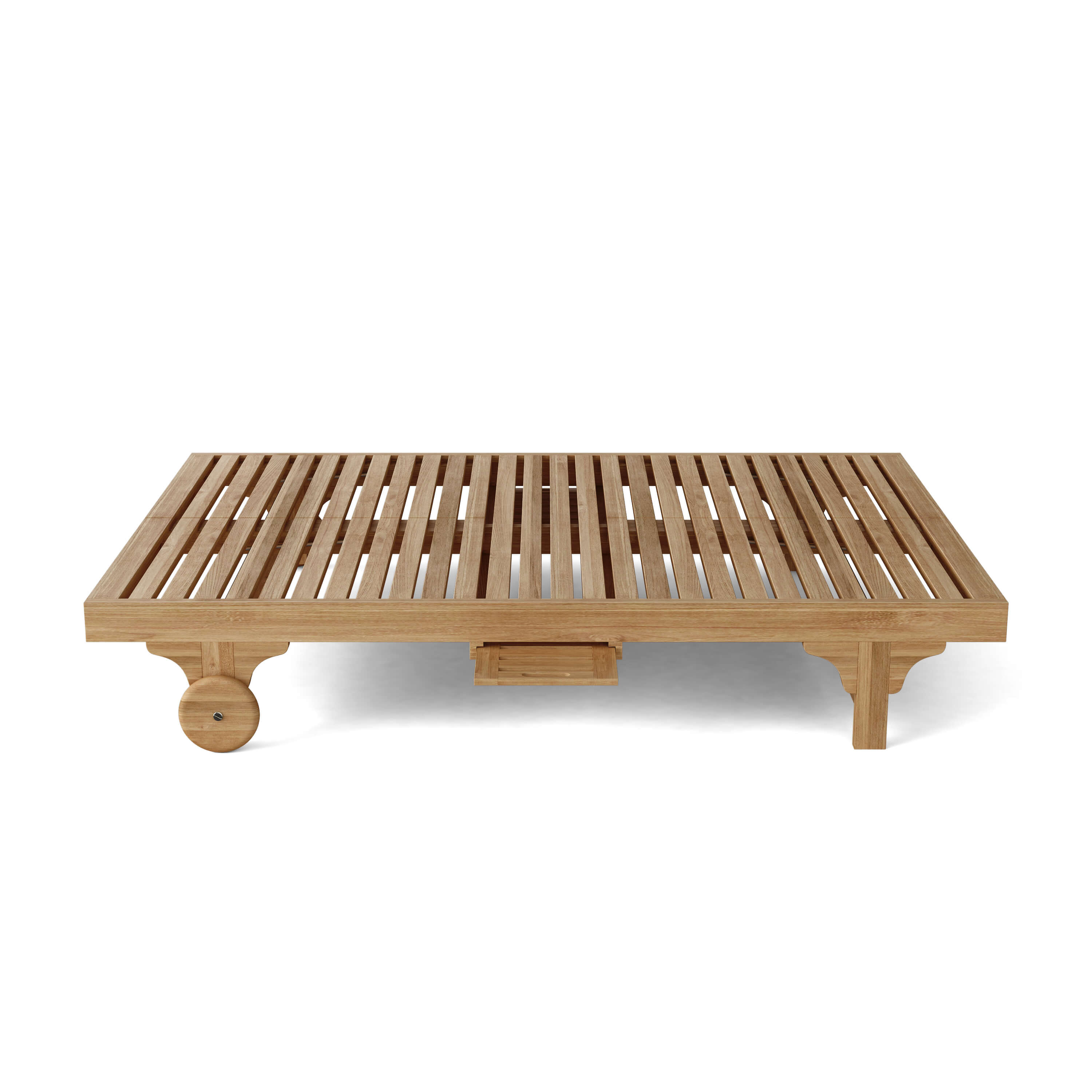 Anderson Teak Bel-Air Double Reclining Teak Chaise Lounge | Perigold