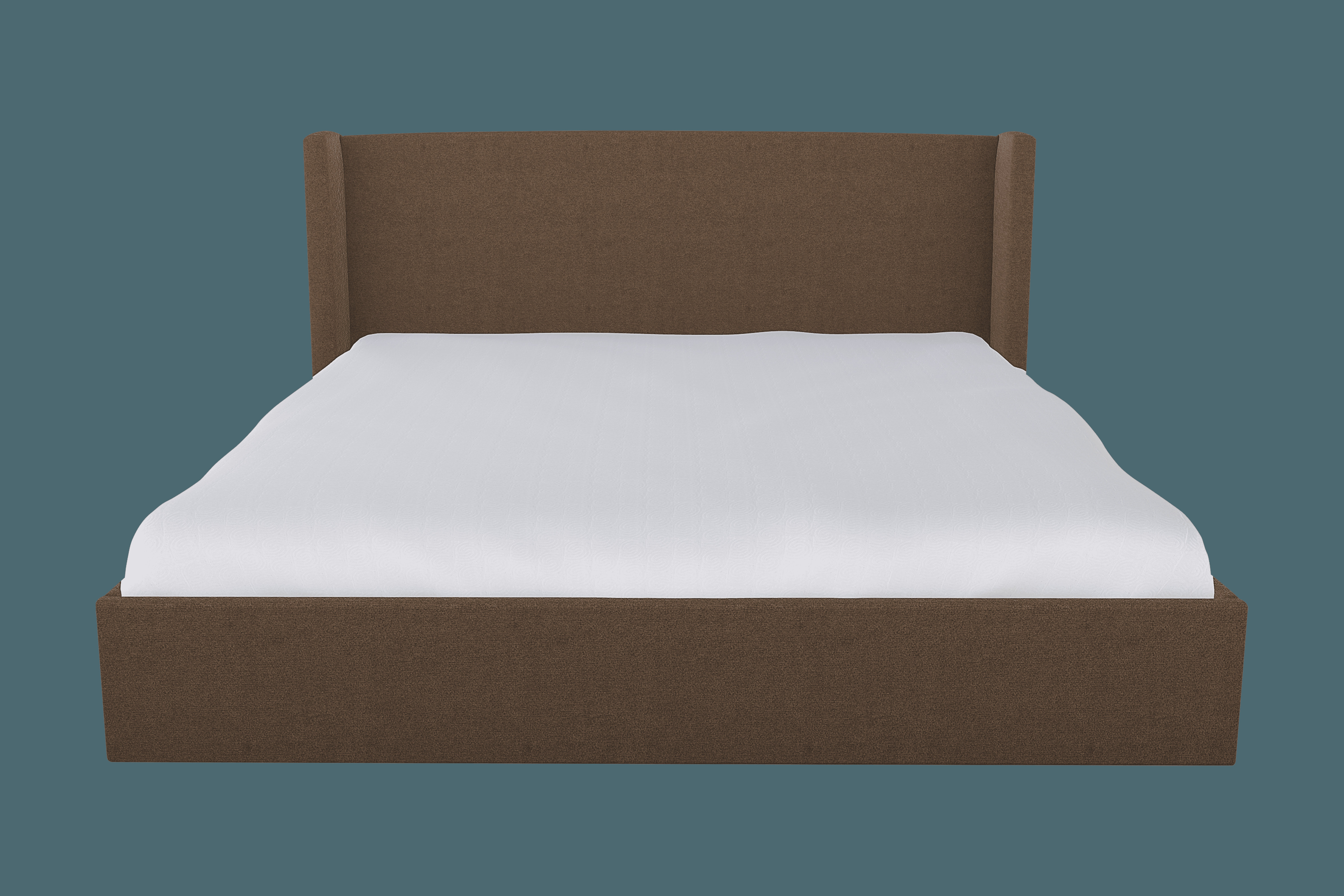 Moss Home Chloe Upholstered Wingback Bed | Wayfair