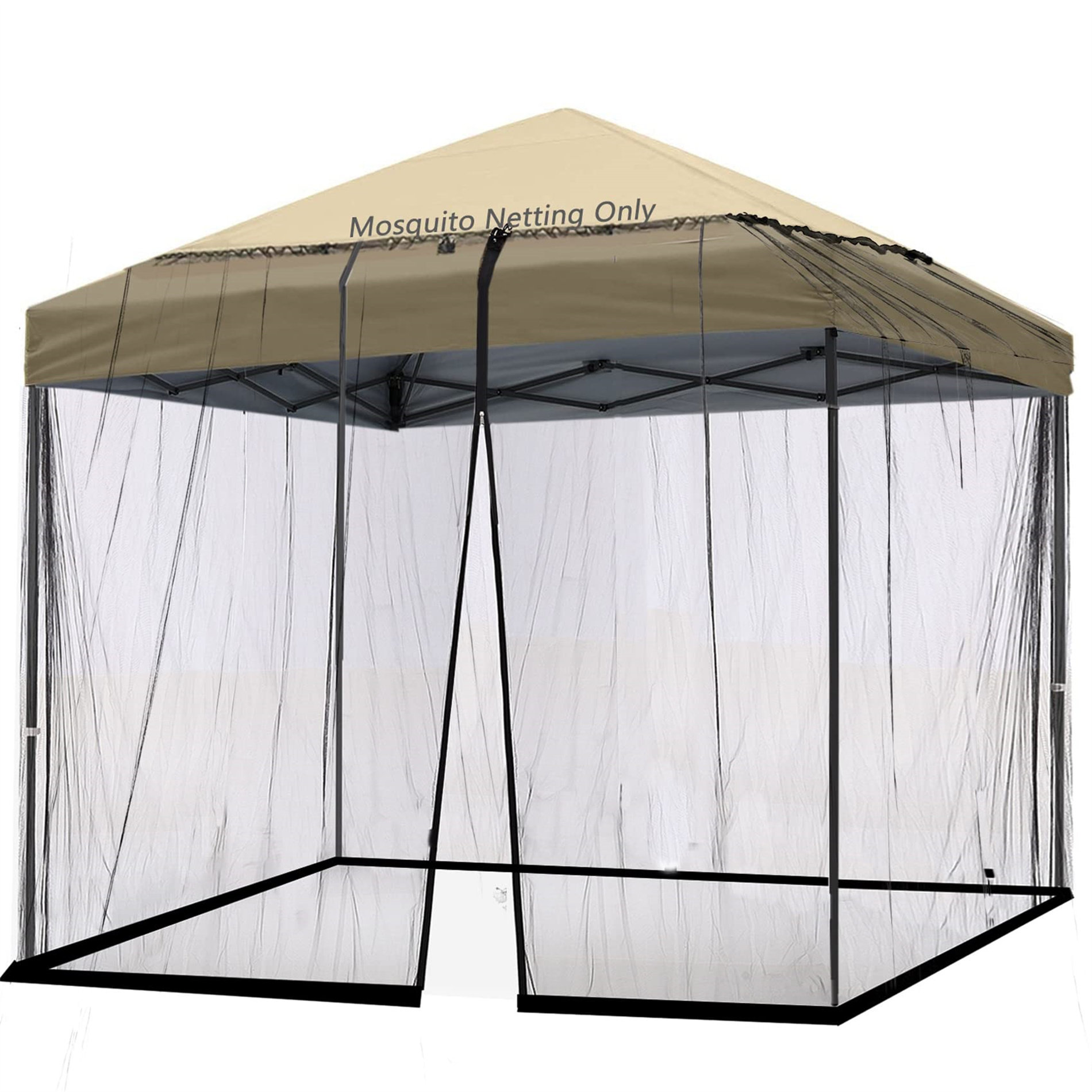 Arlmont & Co. 10' X 10' Patio Umbrella Mesh Mosquito Net, Square Or ...
