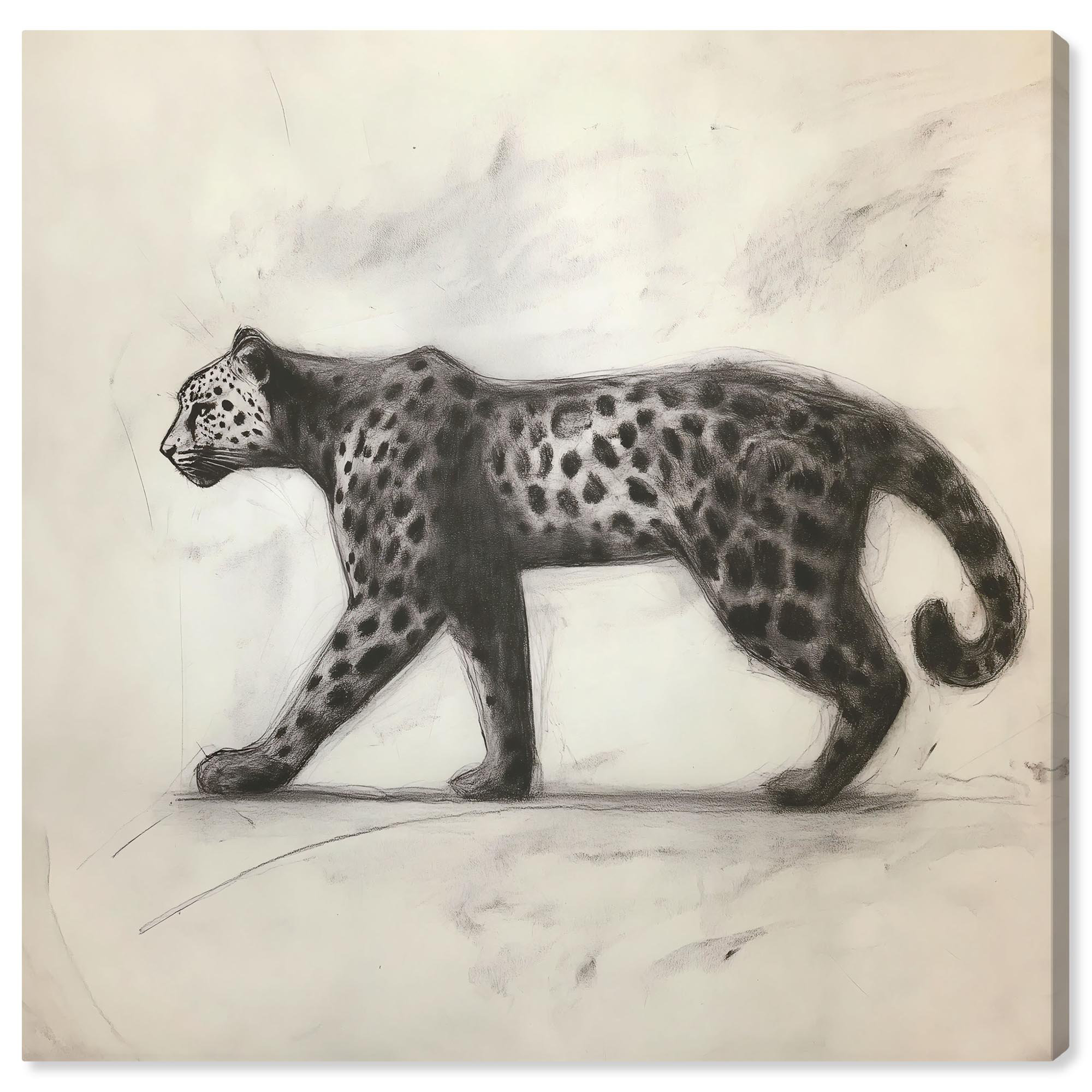 Art Remedy Leopard in Motion Canvas Animal Art Prints by Art Remedy ...