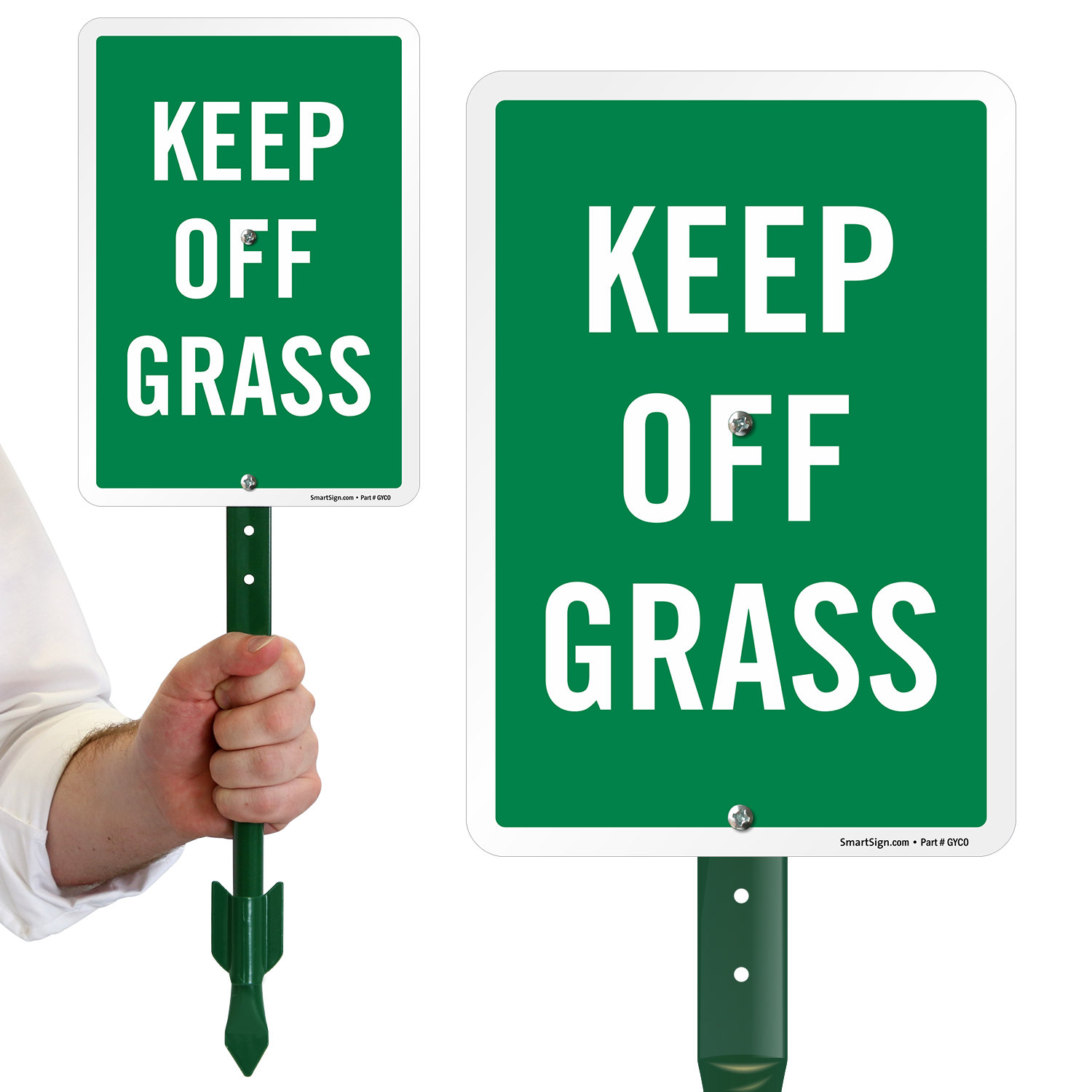 SmartSign Keep Off Grass Sign And Stake Kit - Wayfair Canada
