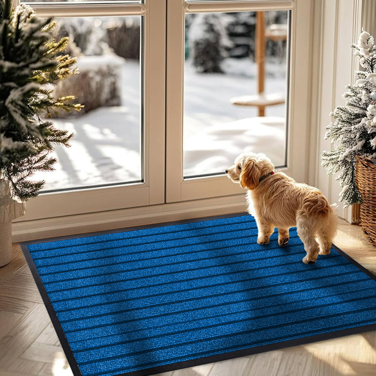 17 Stories Non-Slip Heavy-Duty Indoor Outdoor PVC Rubber Mat | Wayfair ...
