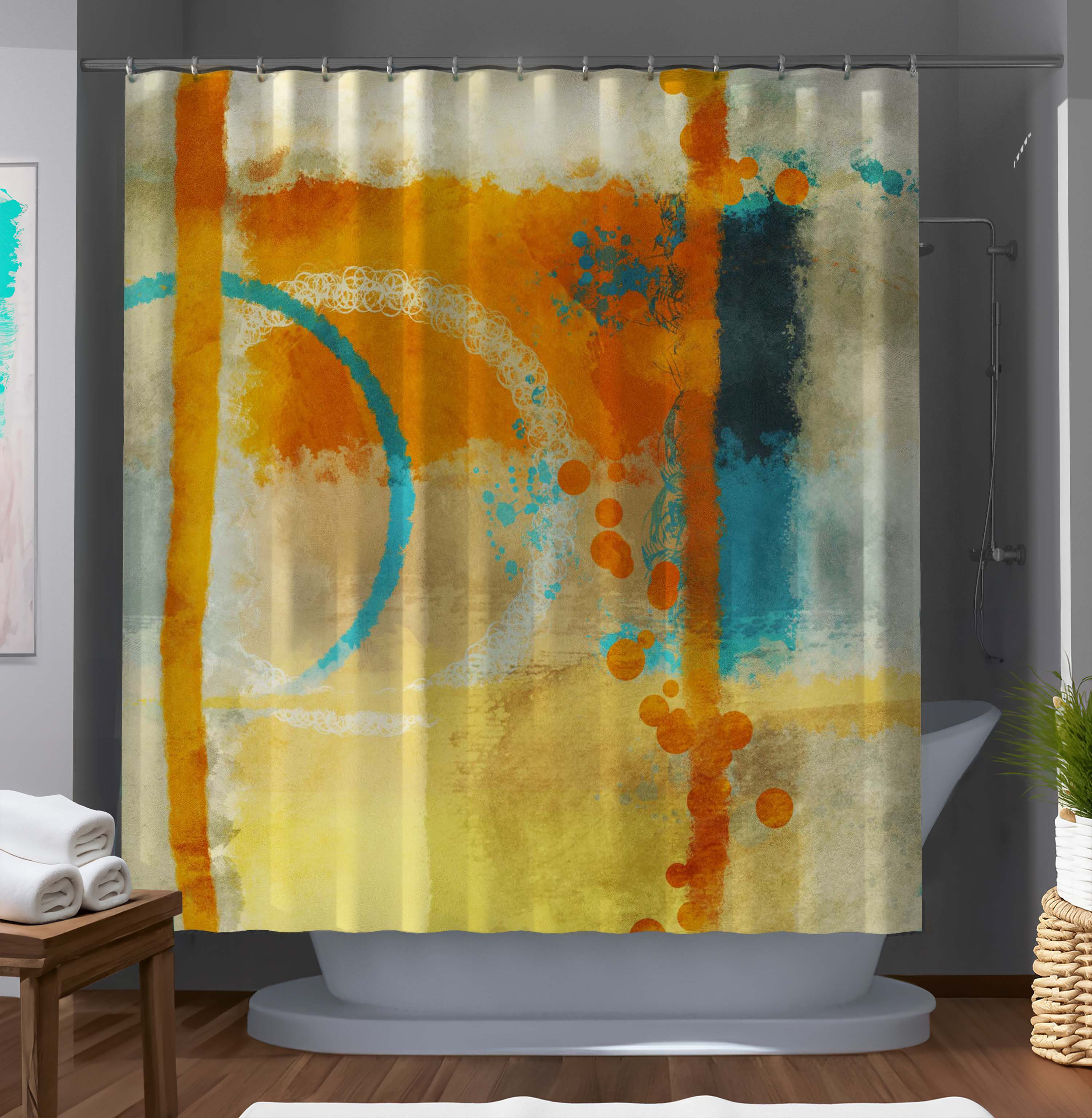 East Urban Home Ultimate Prize Designer Shower Curtain - Wayfair Canada