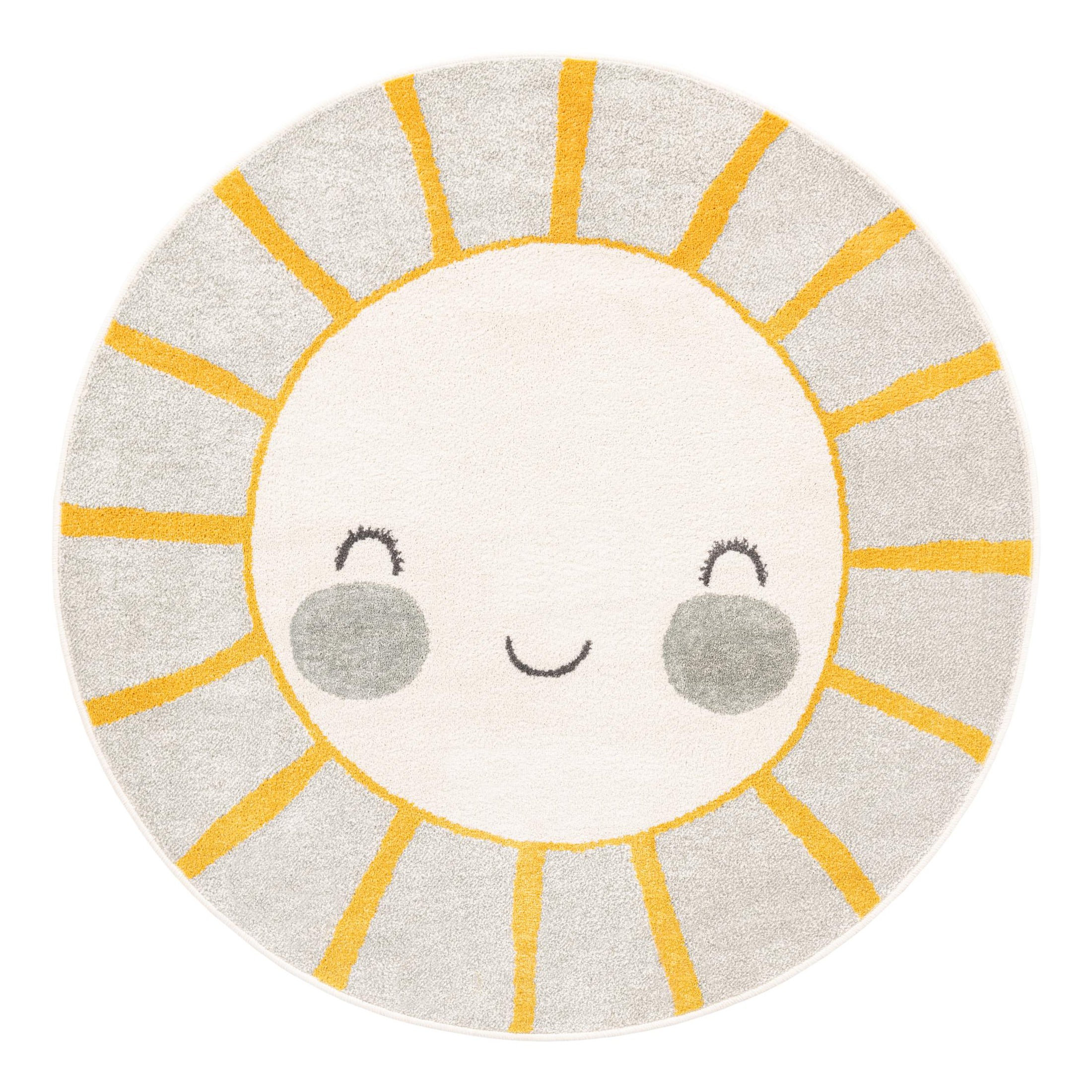 Unique Loom Whimsy Round Power Loom Plastic Rug & Reviews | Wayfair