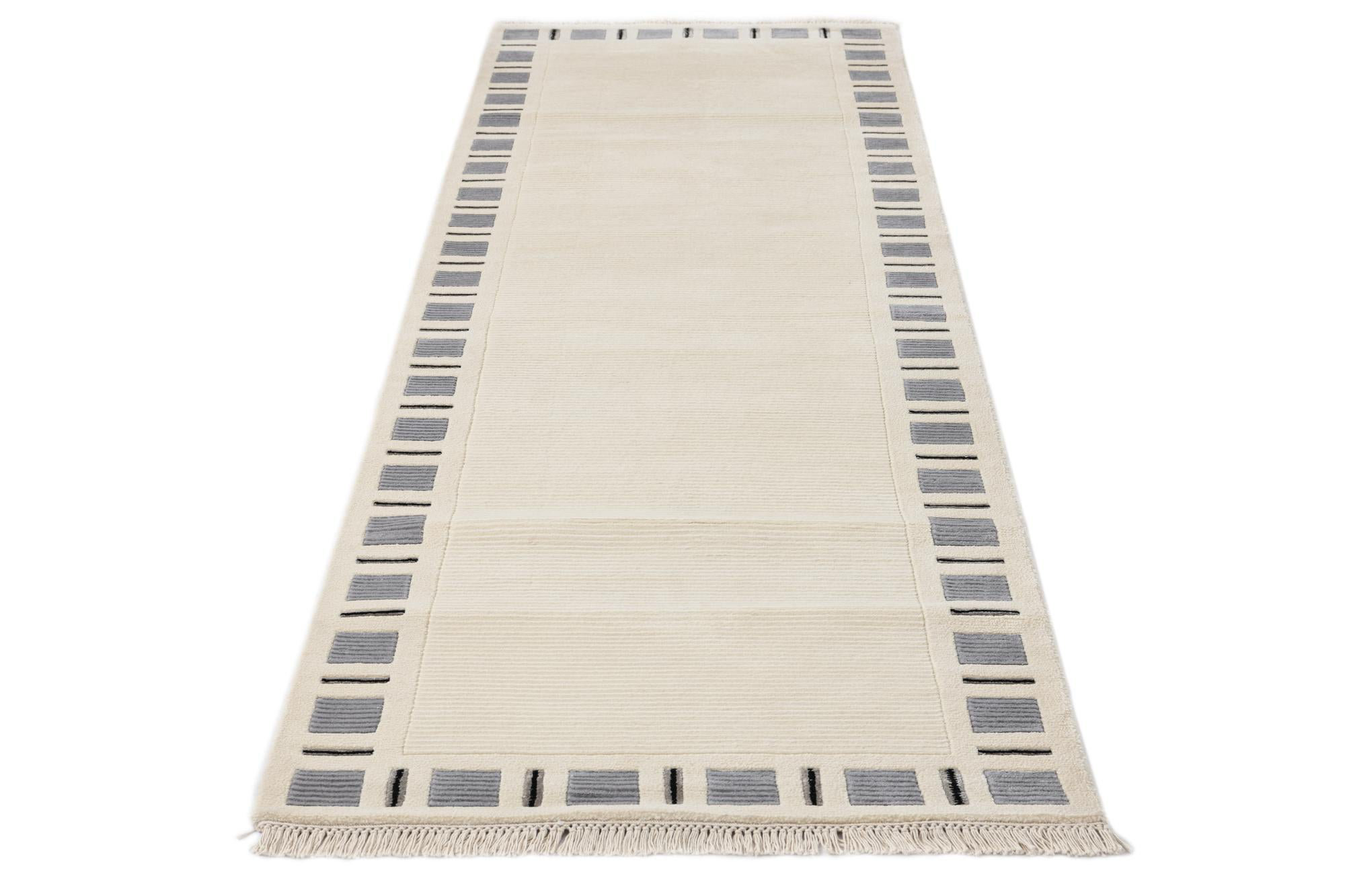 Isabelline 10 Ft Runner Philip Light Beige Rug | Wayfair