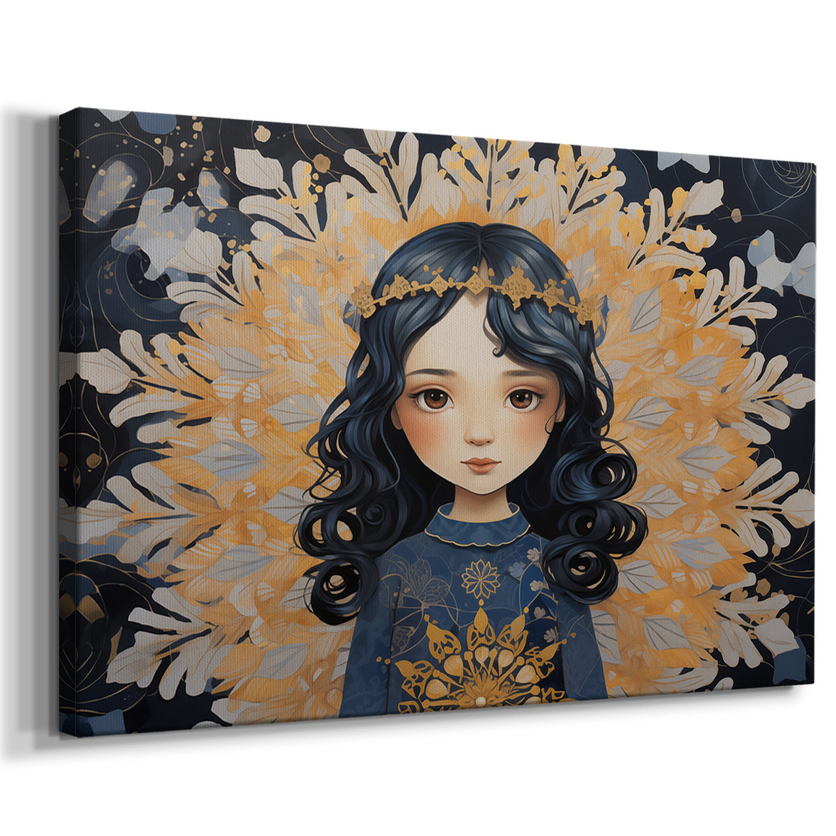 Fleur De Lis Living Angels From Above-CXVI -Gallery Wrapped Cavas | Wayfair