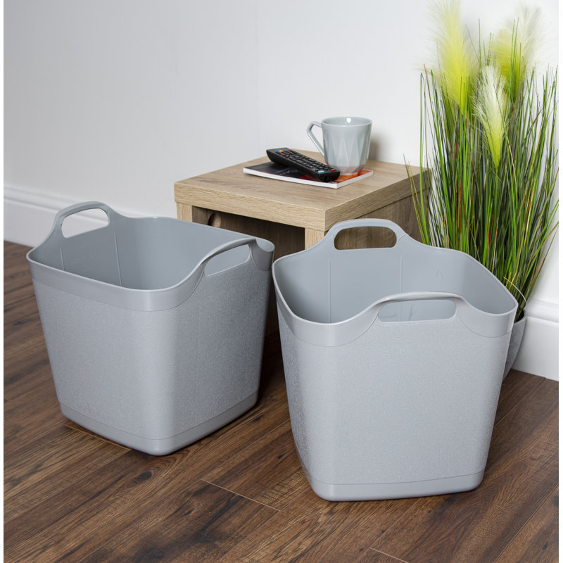 Wham Flexi-Store 25L Square Tub Graduated Cool Grey & Reviews | Wayfair ...