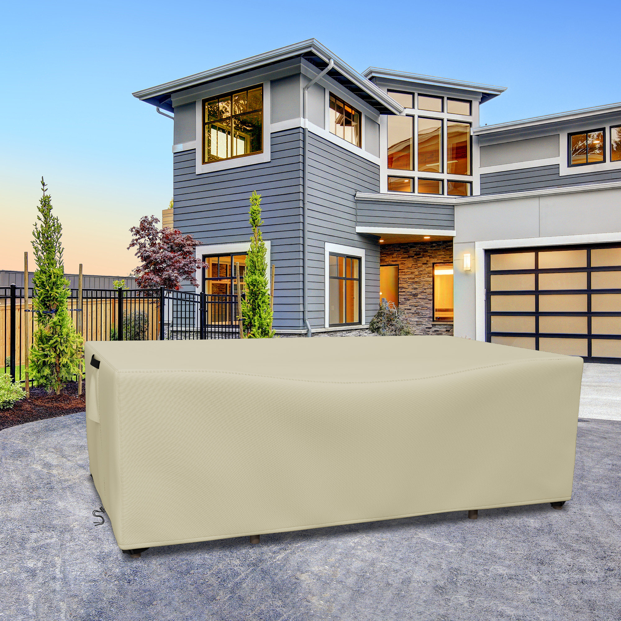 Rebrilliant Water Resistant Patio Table Cover | Wayfair