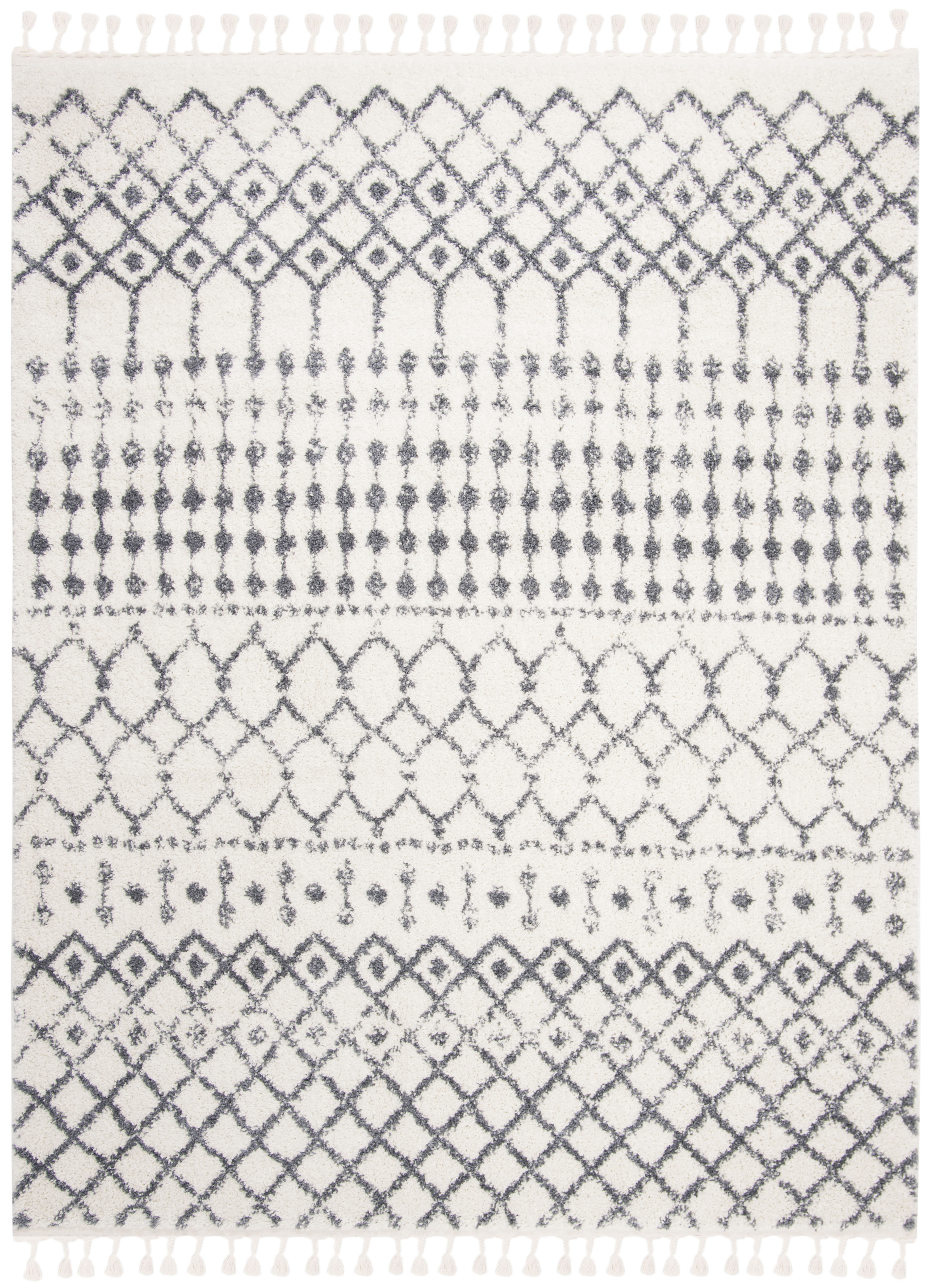 Union Rustic Lia Fringe Shag Performance Southwestern Rug | Wayfair