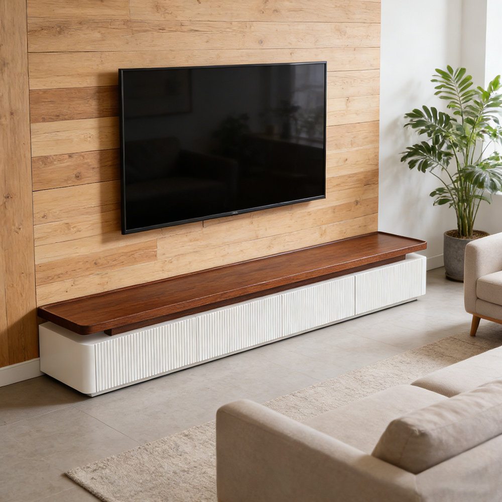 Latitude Run® Glenham Minimalist Silent Drawer TV Stand | Wayfair