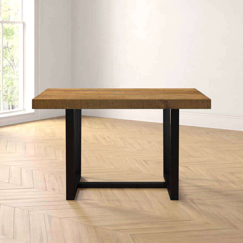 Union Rustic Amarapal Solid Wood Dining Table & Reviews | Wayfair