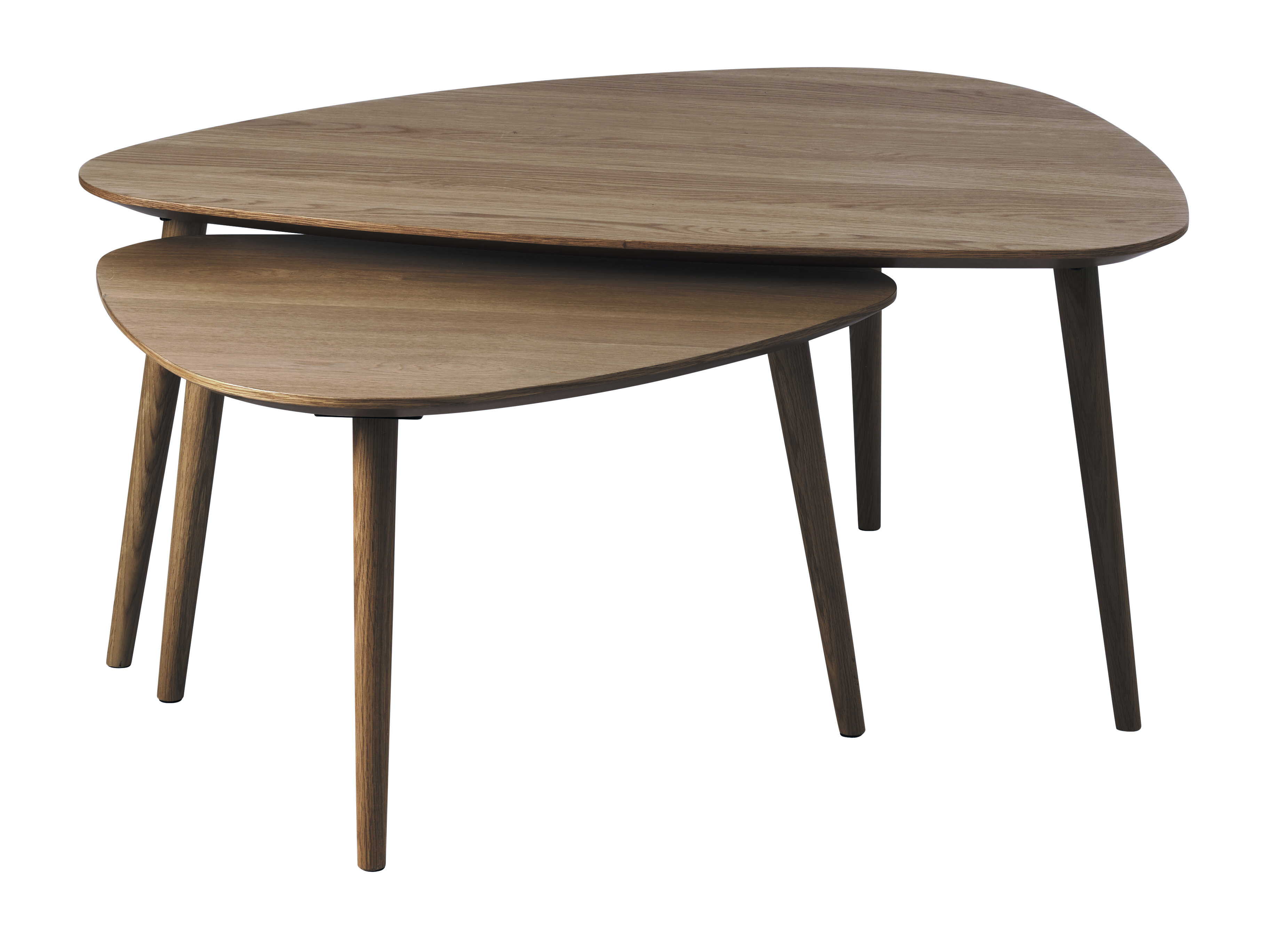 George Oliver Nest of 2 Tables Triangular 39x27" and 27x20" | Wayfair