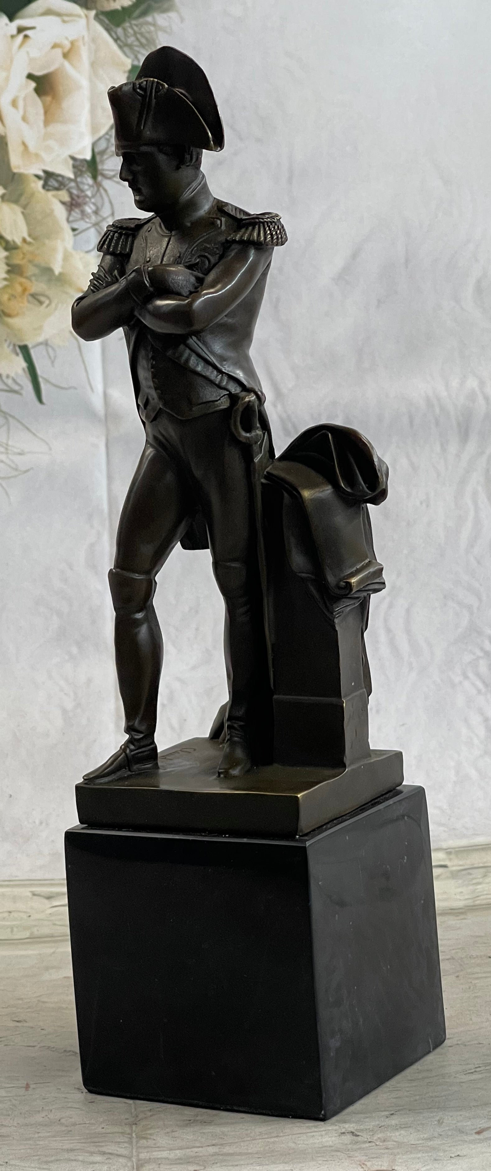 Trinx Edicott Napoleon Bonaparte Bronze Metal Statue Sculpture On ...