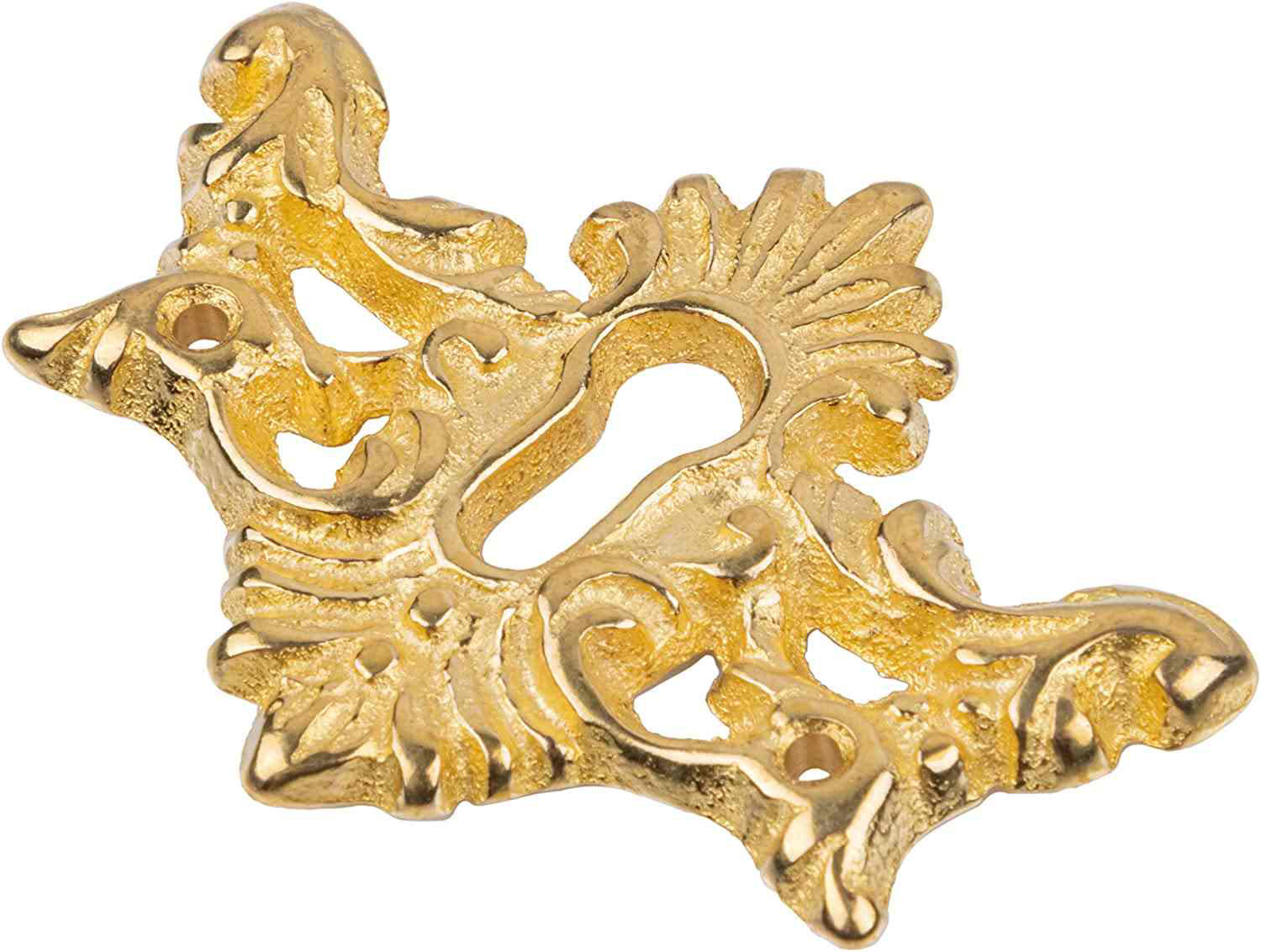 UNIQANTIQ HARDWARE SUPPLY Victorian Cast Brass Decorative Keyhole Cover ...