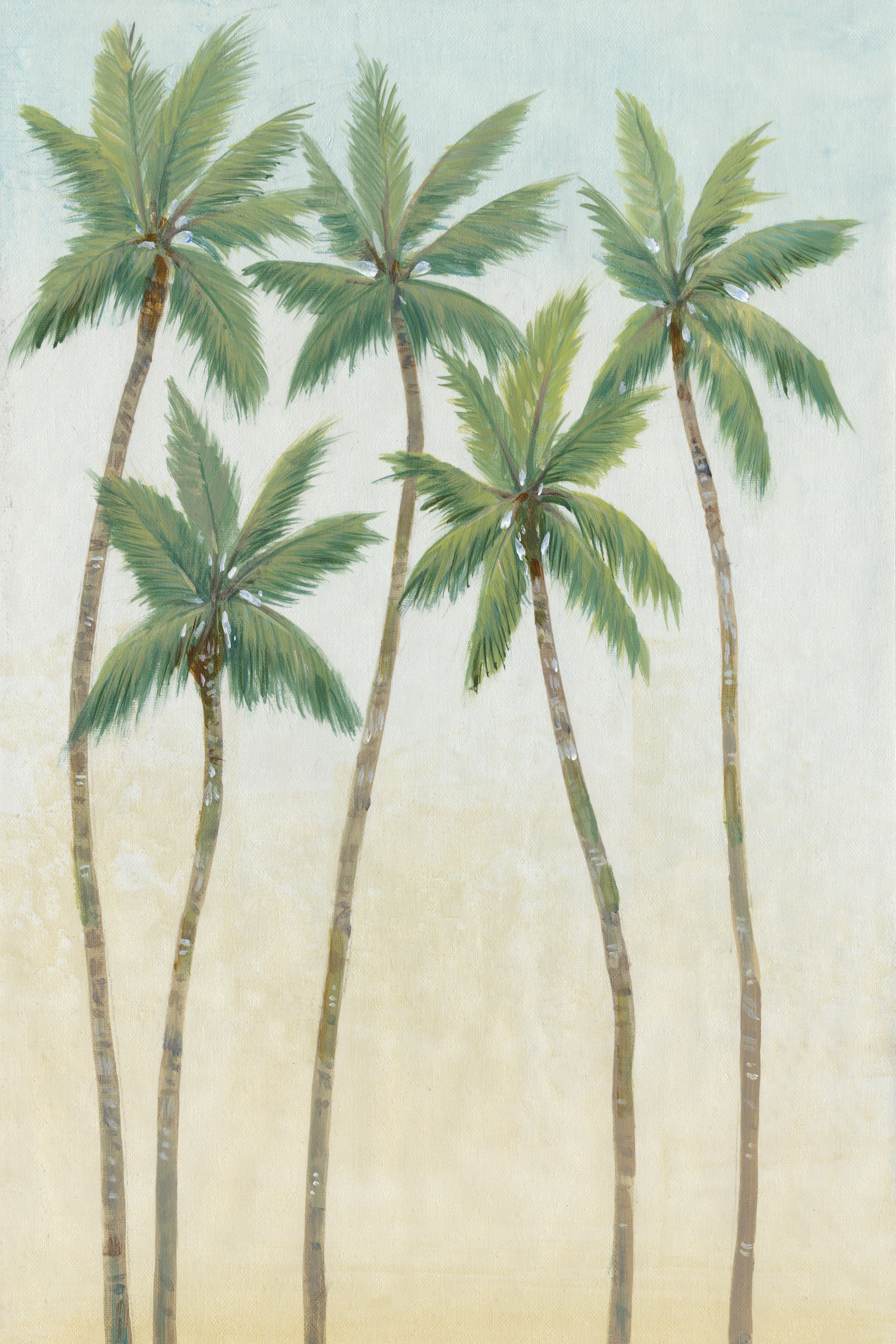 Bay Isle Home™ Ritesh Palm Treeline III On Canvas by Tim OToole Print ...