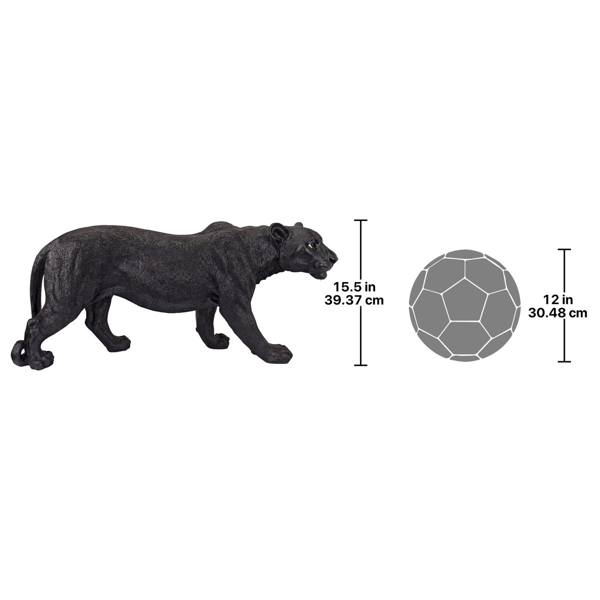 Design Toscano Shadowed Predator Panther Garden Statue & Reviews | Wayfair