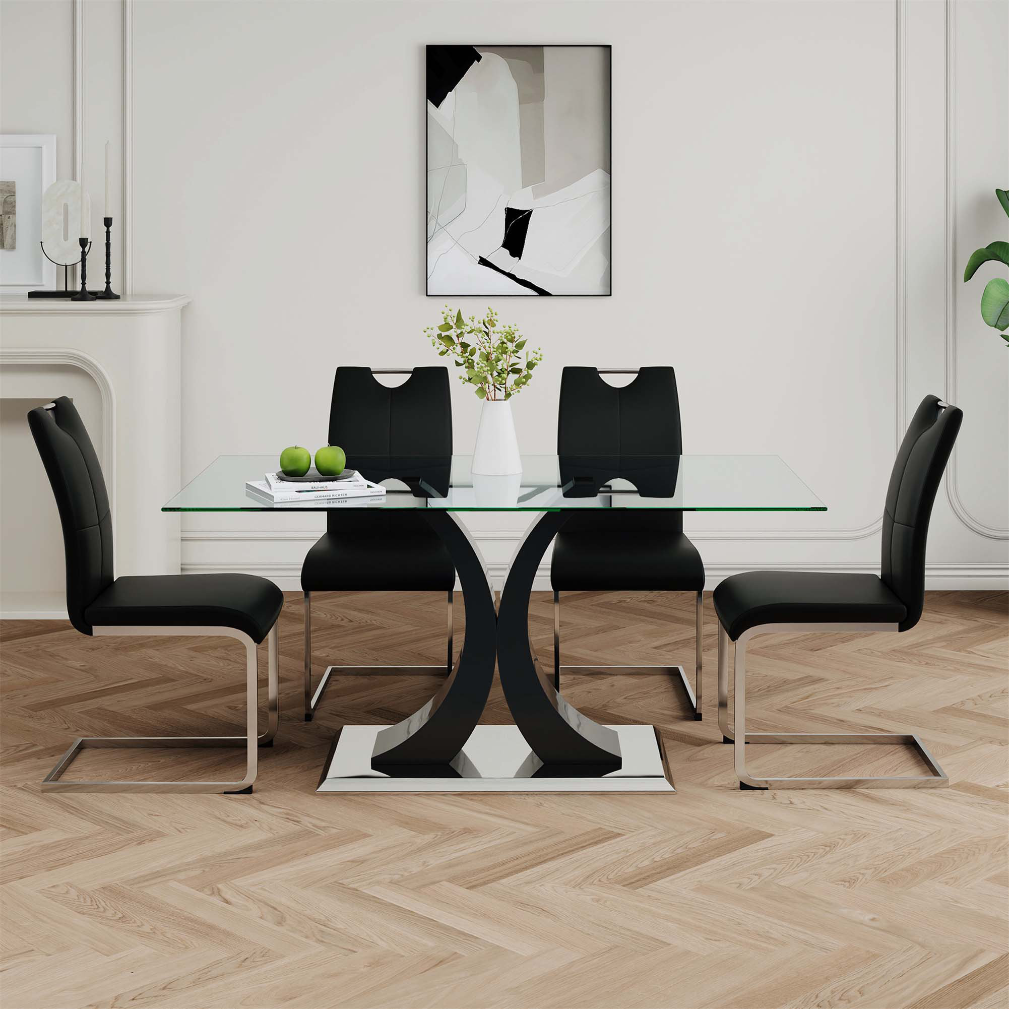 Orren Ellis Willaim Modern Style Glass Dining Table - Wayfair Canada