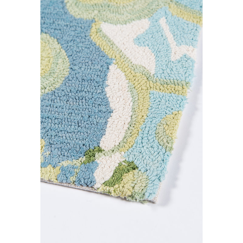 Madcap Cottage by Momeni Embrace Hand Hooked Cotton Floral Rug ...