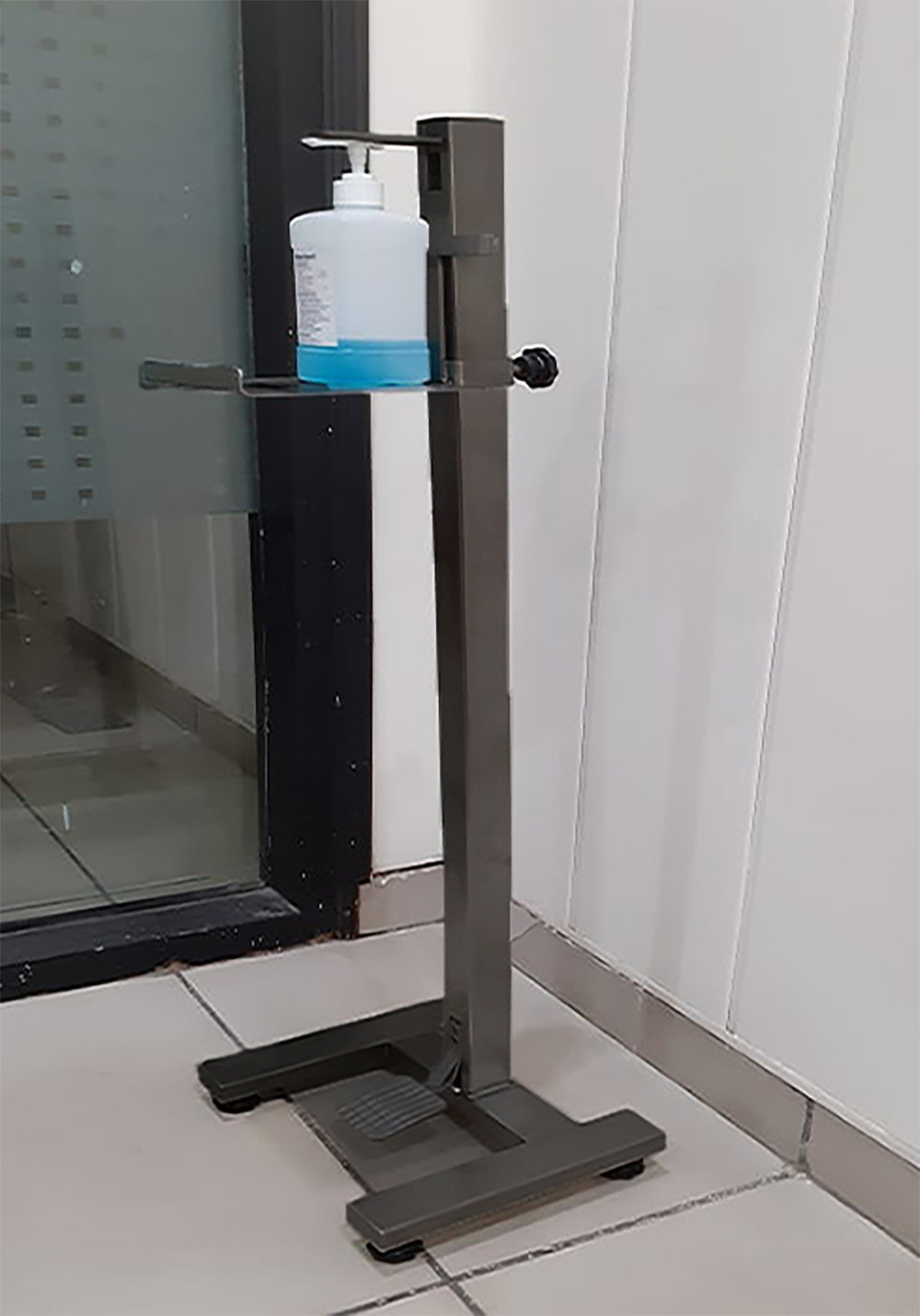 Linnea Freestanding Pedal Hand Sanitizer Soap Dispenser | Wayfair