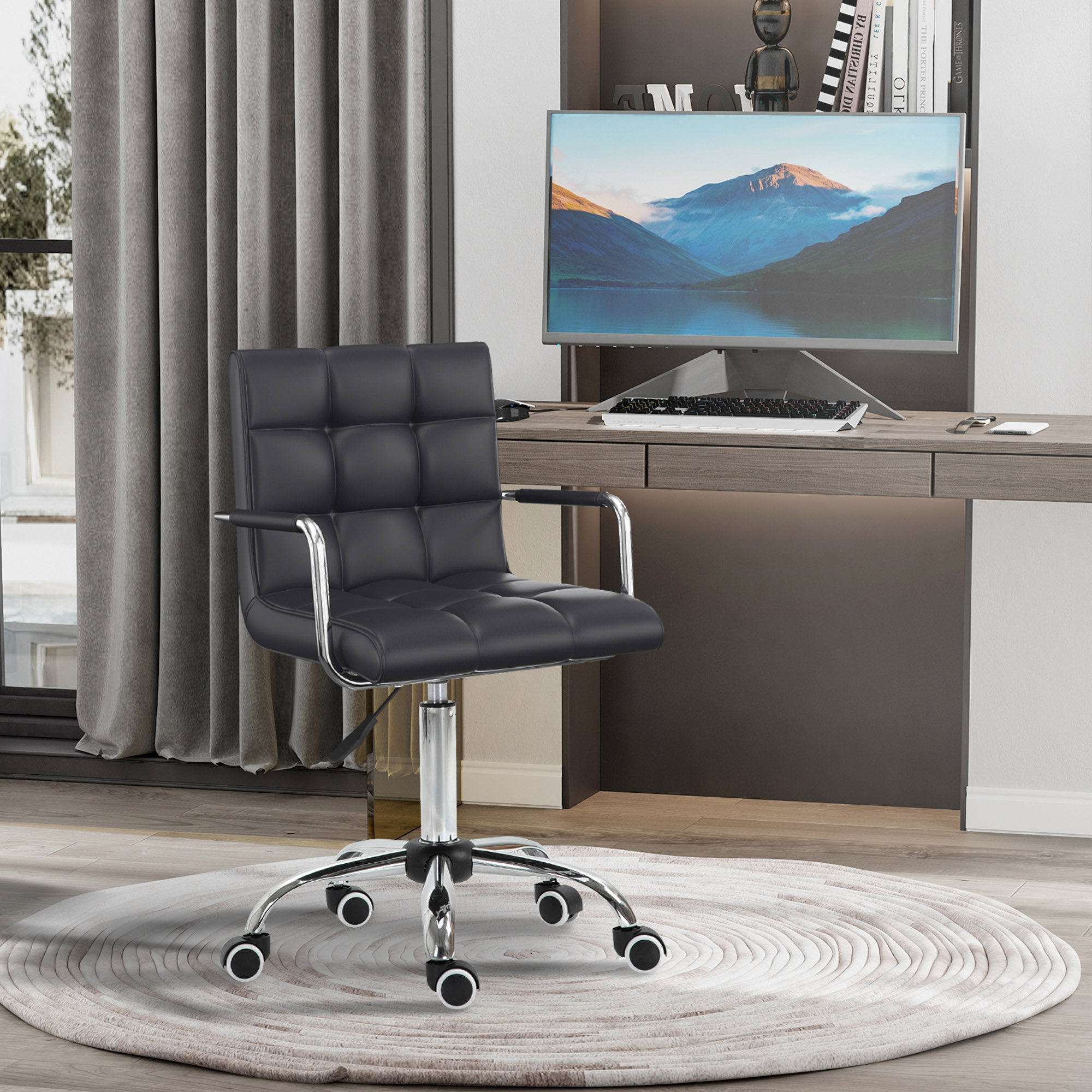 Ebern Designs Home Office Chair, Modern Computer Desk Chair, Task Chair ...