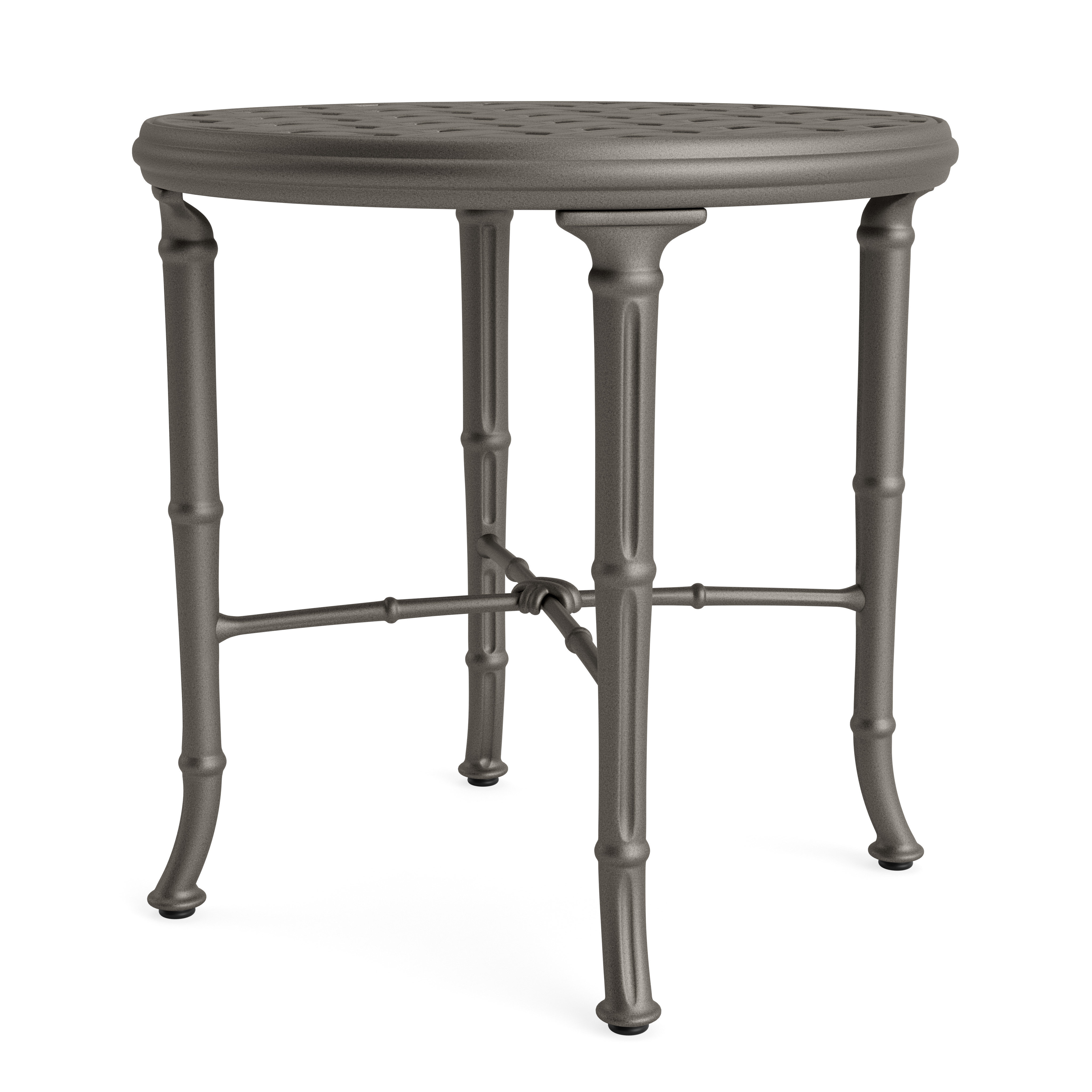 Brown Jordan Calcutta 20" Round Cast Top Occasional Table | Perigold