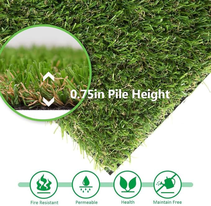 Rakbon Artificial Synthetic Grass Turf 5FT x 8FT (40 Square FT) | Wayfair