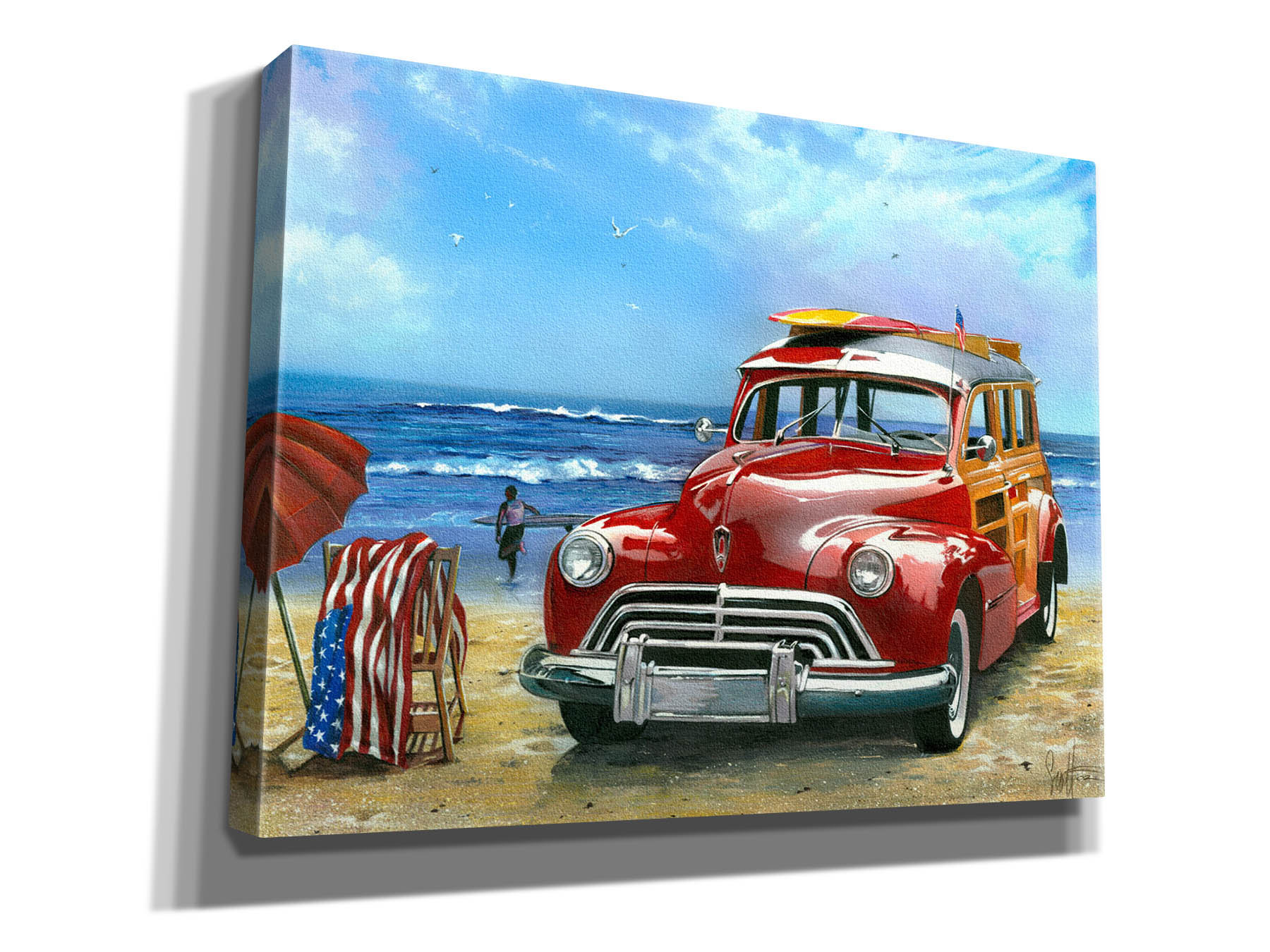 Dovecove 'Surfin Usa' by Scott Westmoreland Canvas Wall Art | Wayfair