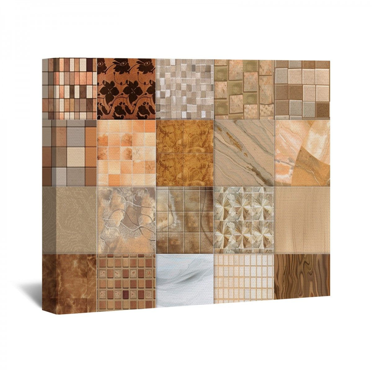 Ivy Bronx " Stone Tiles " on Canvas | Wayfair