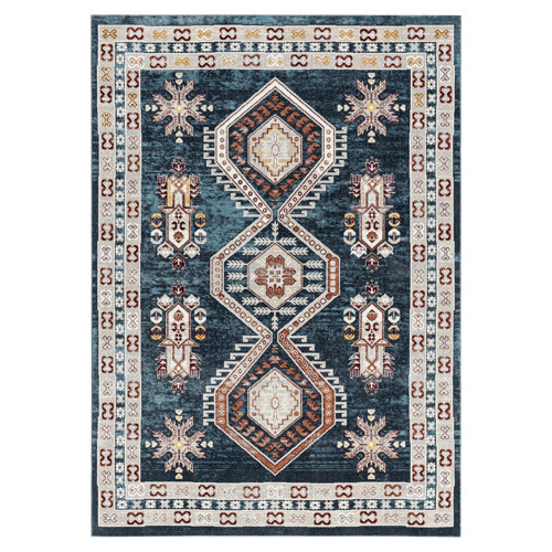 7' x 9' Blue Area Rugs You'll Love | Wayfair