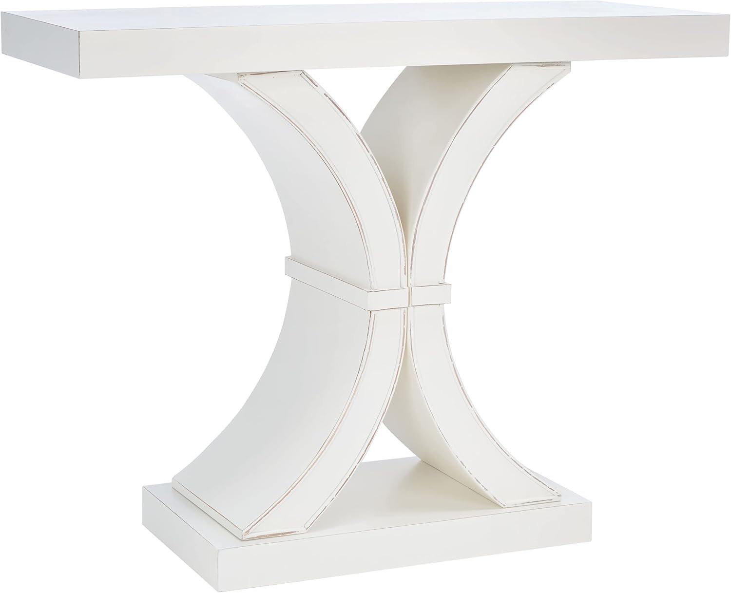 Red Barrel Studio® Modern Cream Console Table For Living Room, Hallway ...