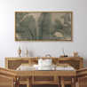 wall26 Abstract Green Tropical Palm Tree Leaf Nature Vintage Panoramic ...