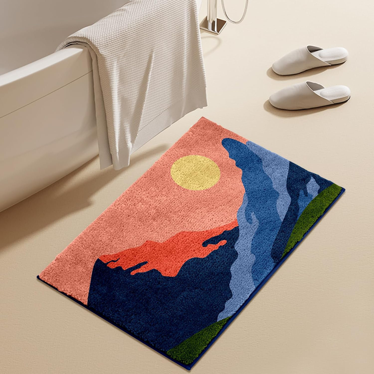 Loon Peak® Cute Bath Mats For Bathroom, Fluffy Bath Rugs Non Slip ...