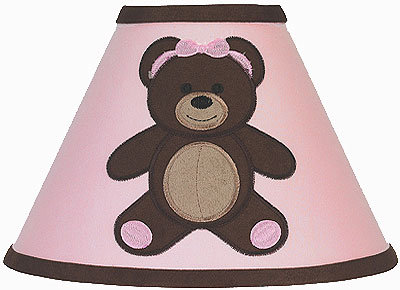 Sweet Jojo Designs Teddy Bear 10" Faux Leather Empire Lamp Shade ...