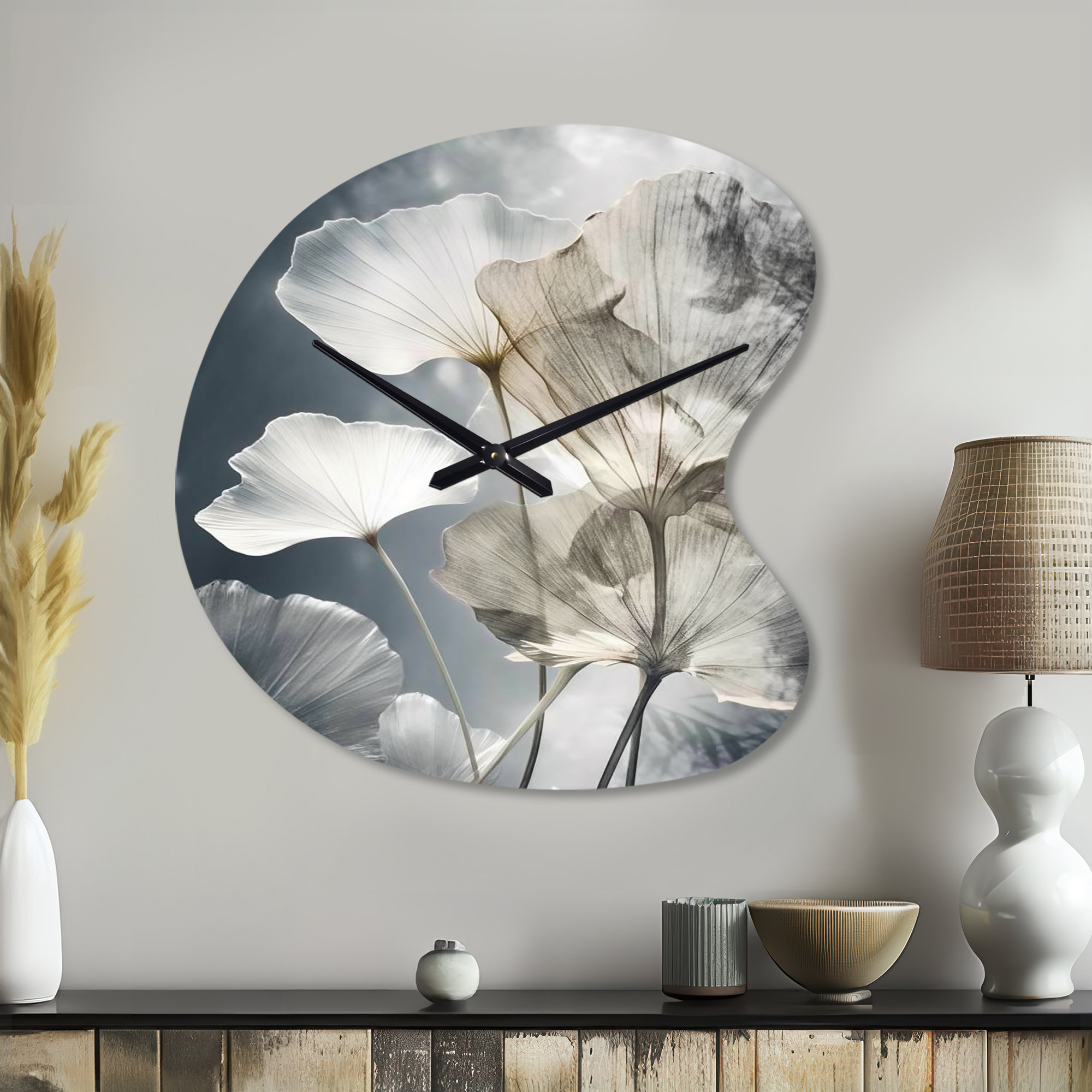 Design Art Tropical Palm Art For Ginkgo Art III - Asymmetrical ...
