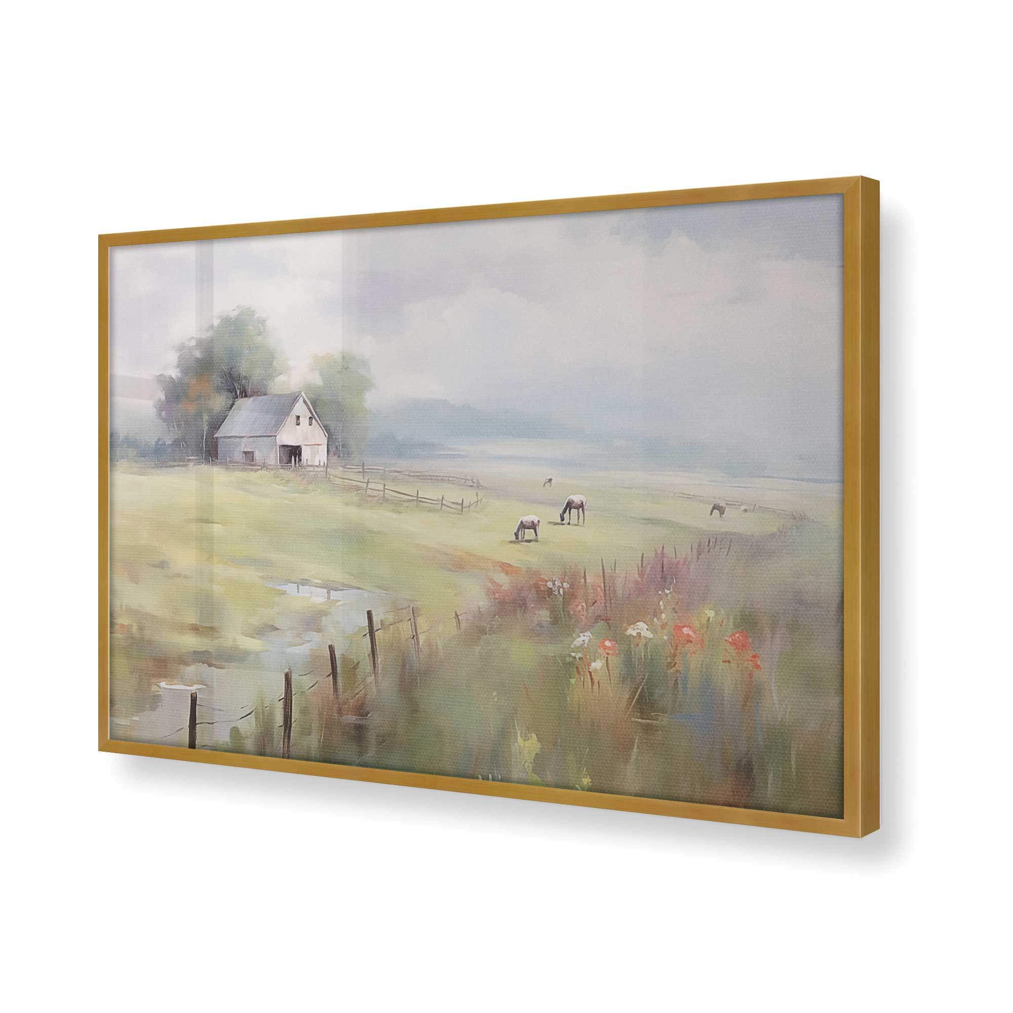 Gracie Oaks " Tranquil Farmhouse Pasture " - Wayfair Canada