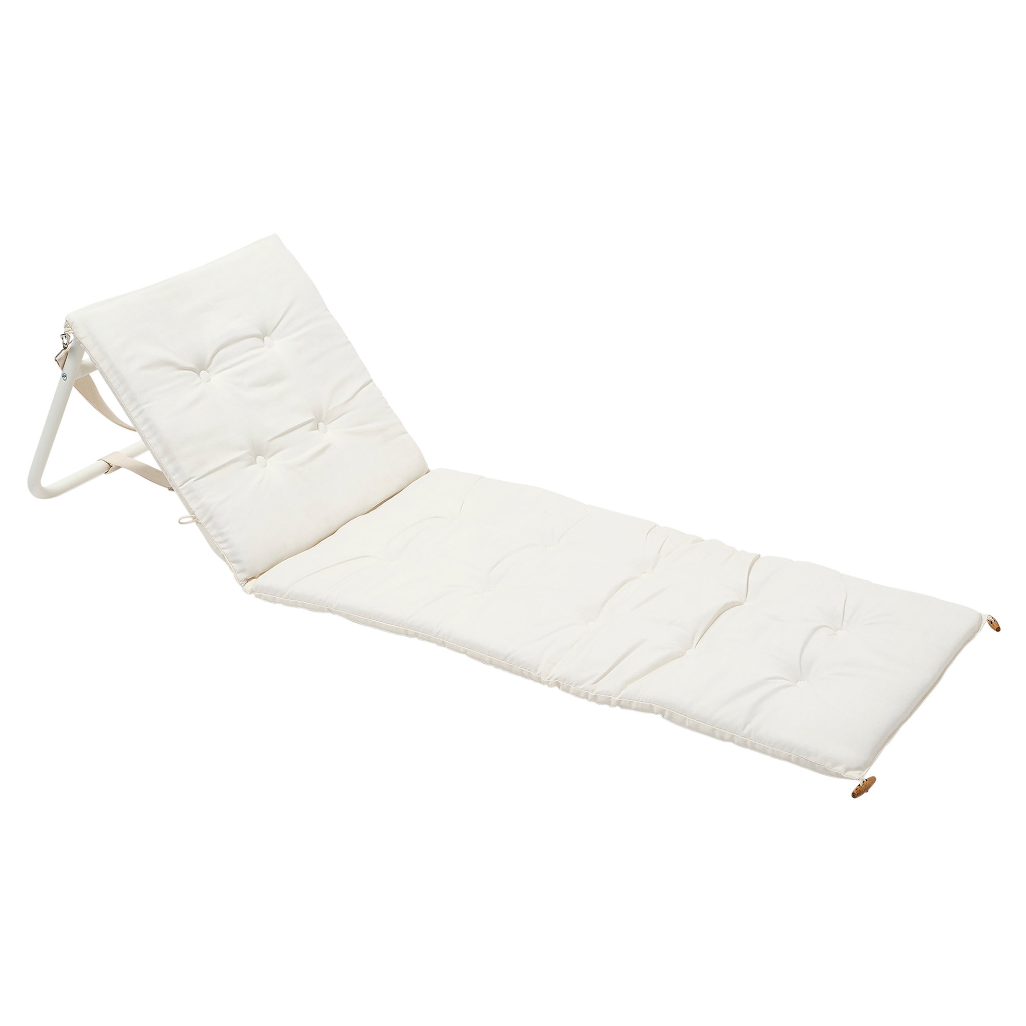 Sunnylife: Reclining Beach Chair - Casa Cream - Ground Lounger, Pool ...