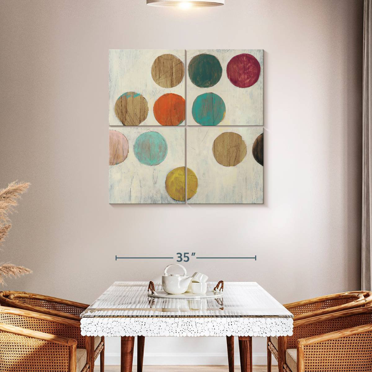 Wade Logan® Avery Dot Matrix I | Wayfair