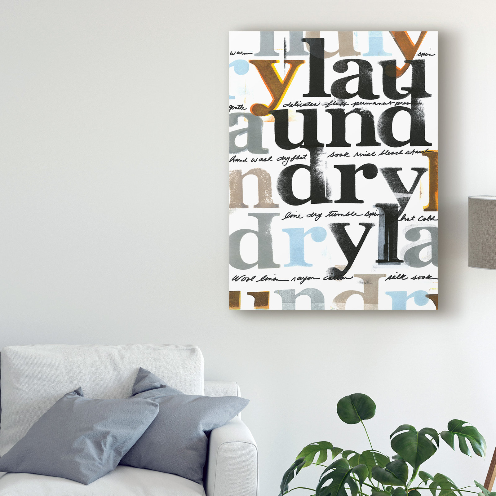 Winston Porter 'Laundry Lines IV' by Deborah Velasquez - Wrapped Canvas ...