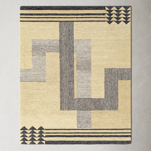 AllModern Uptown Handmade Hand Tufted Wool Rug & Reviews | Wayfair