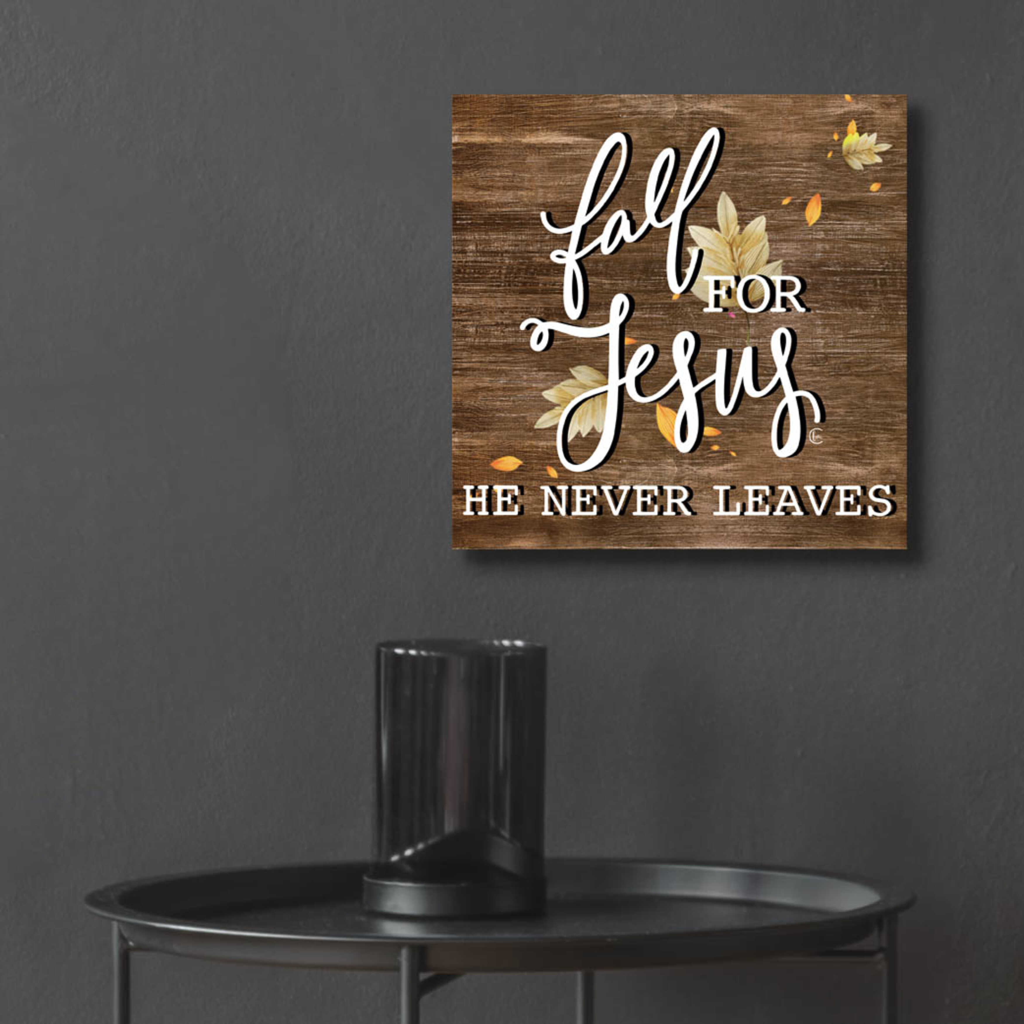 Trinx 'Fall For Jesus' By Fearfully Made Creations, Acrylic Glass Wall ...