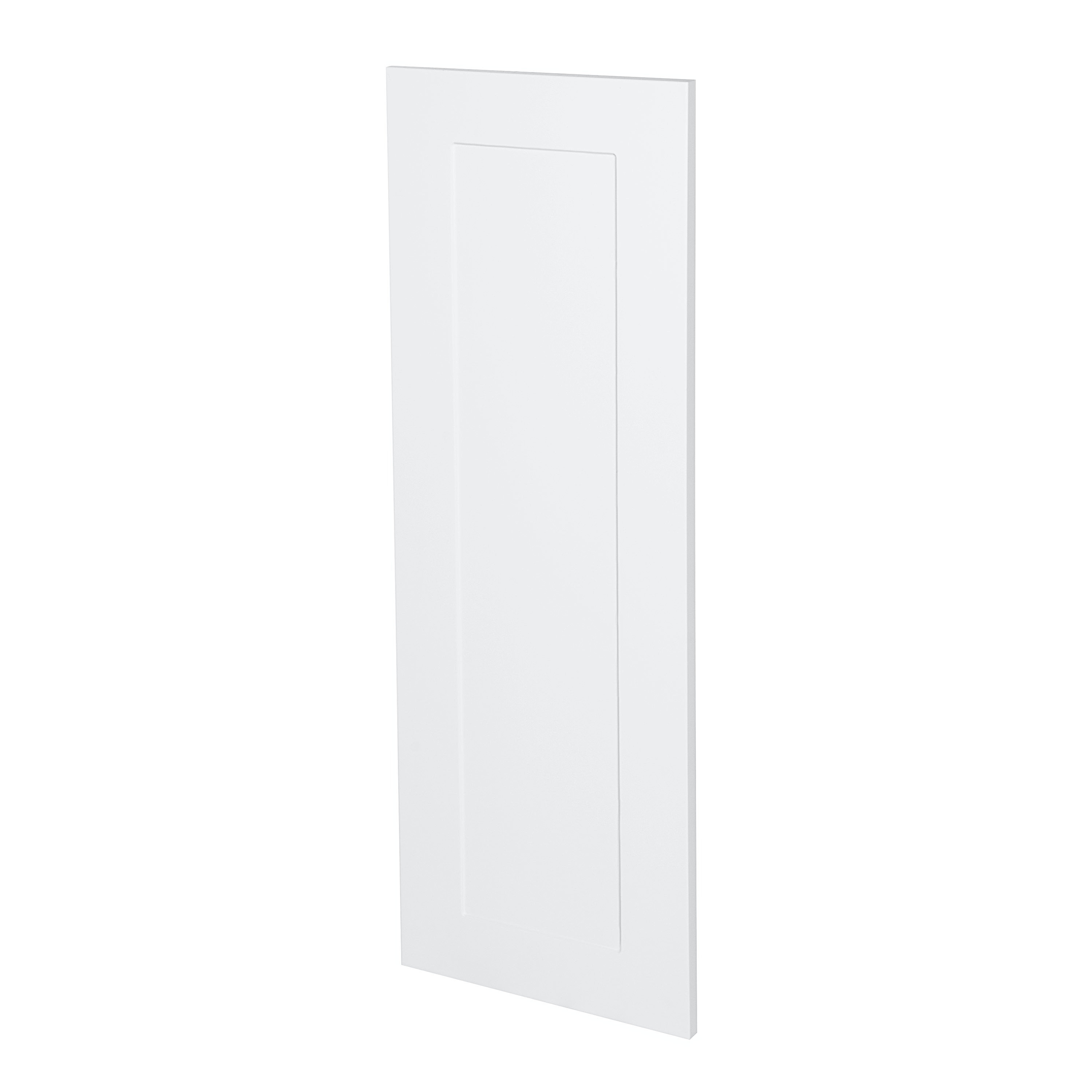Cambridge White Shaker Slab Style Wall Kitchen Cabinet End Panel | Wayfair
