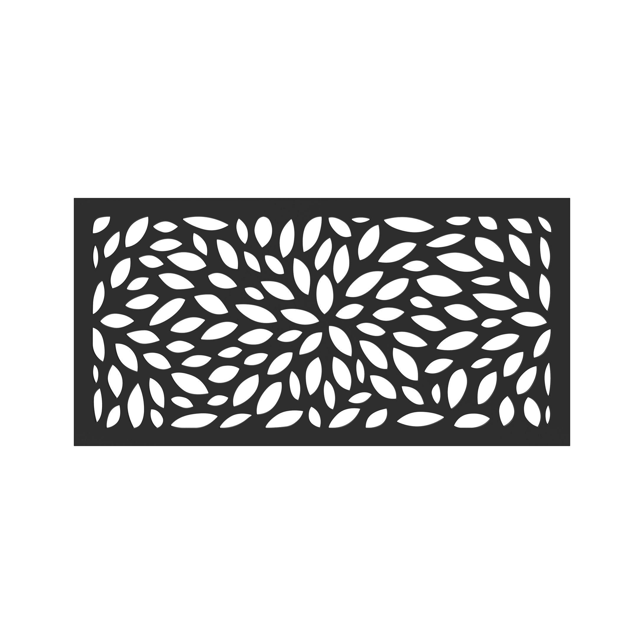 DESIGN-VU Floral Decorative Privacy Panel & Reviews | Wayfair