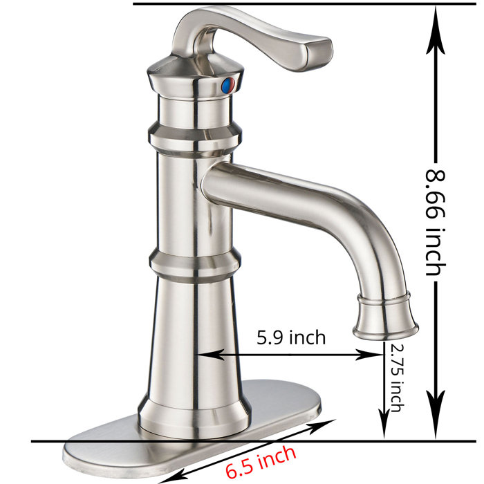 VIBRANTBATH Centerset Faucet Single-handle Bathroom Faucet & Reviews ...