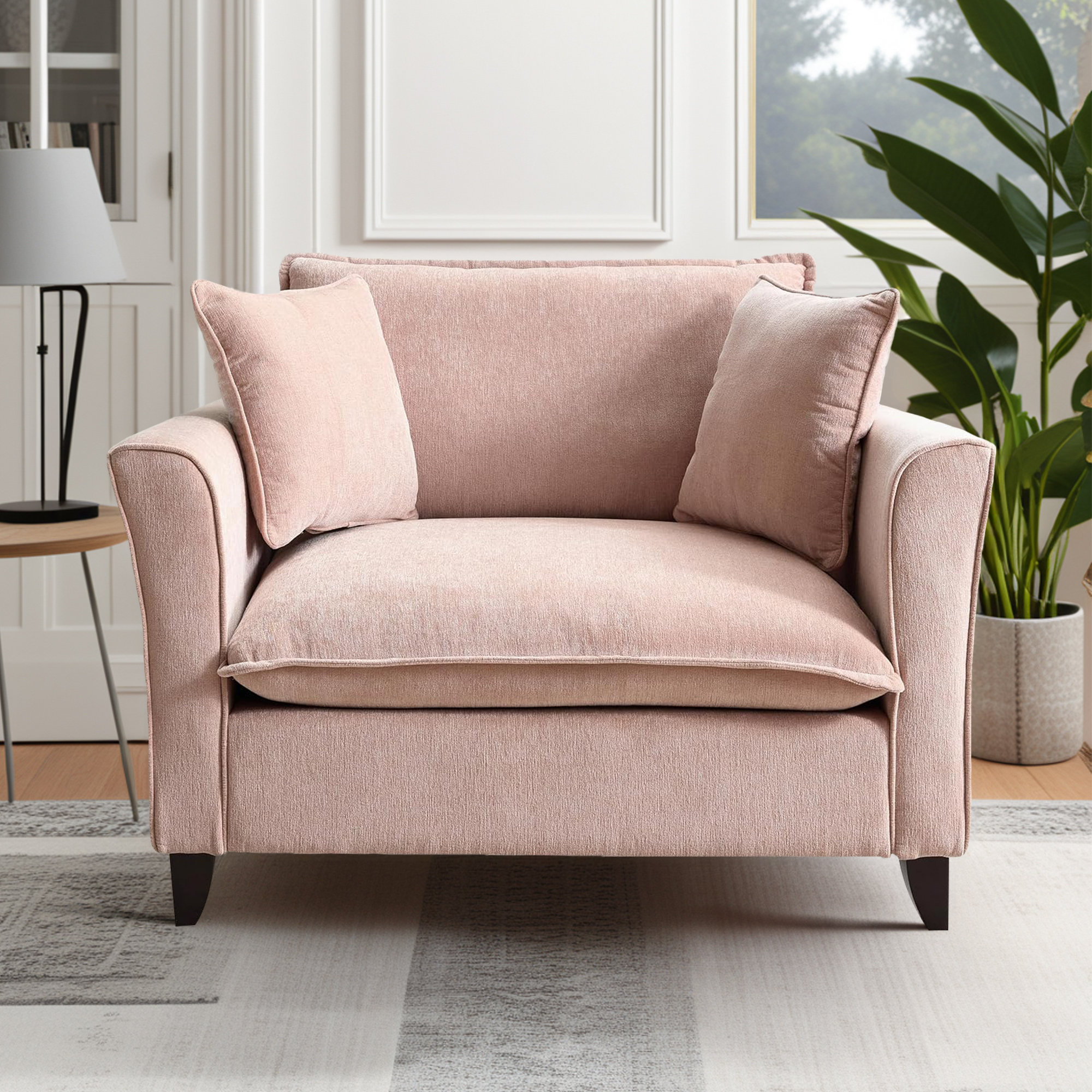 Latitude Run® 47'' W Oversized Armchair Accent Chair Deep Seat Single ...