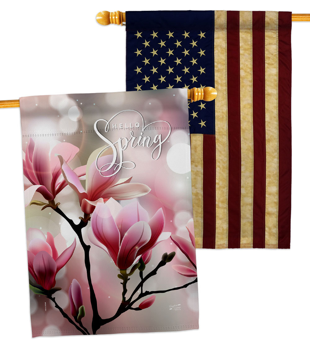 Angeleno Heritage Double Sided 40'' H x 28'' W Polyester House Flag ...