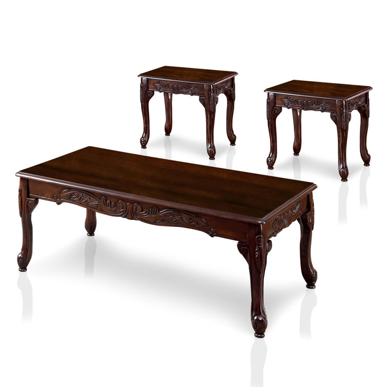 Lark Manor Aliese 4 - Piece Living Room Table Set & Reviews | Wayfair