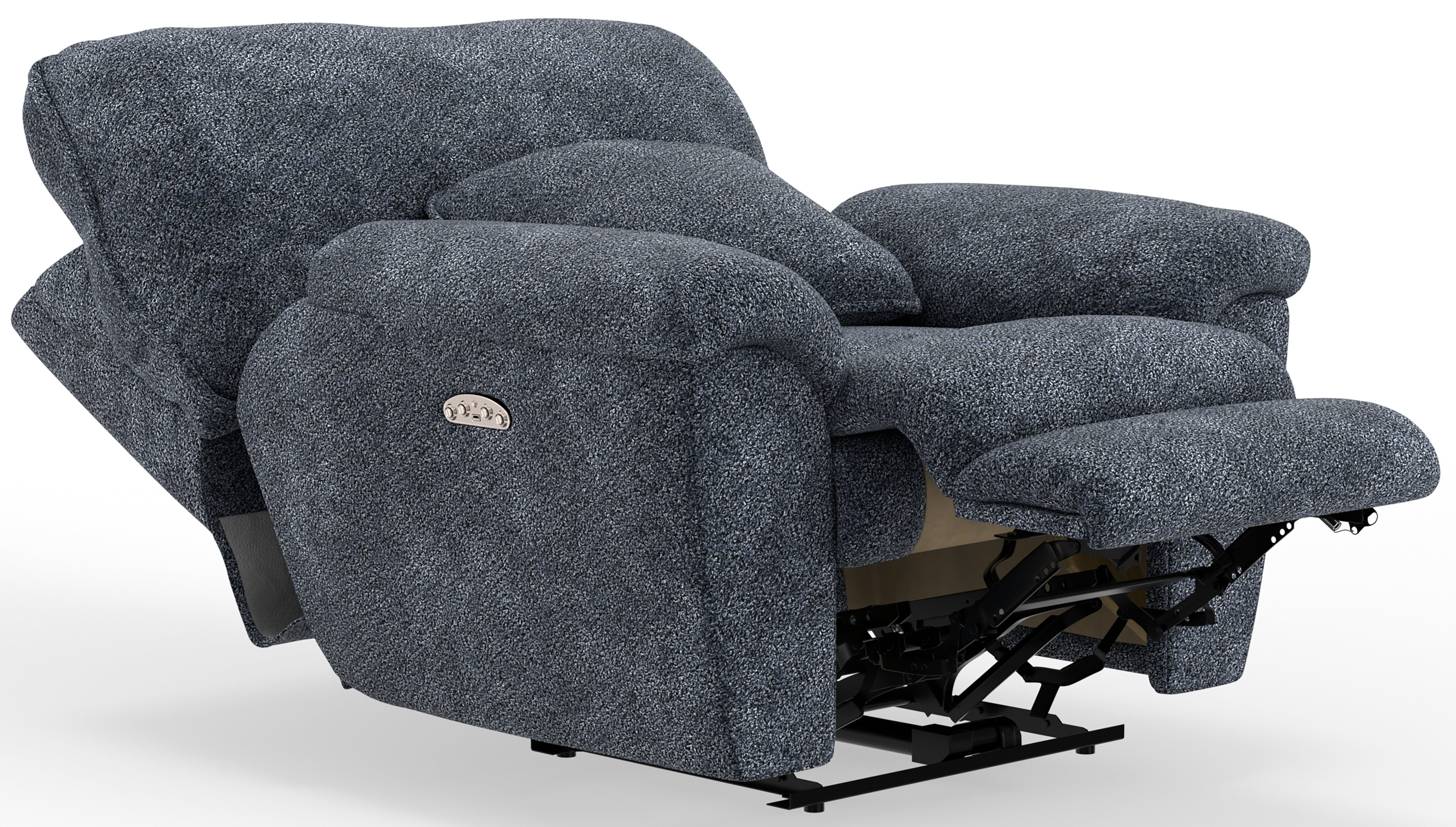 Latitude Run® Hamme Deep Seat Power Lay Flat Recliner with Power ...
