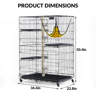 Archie & Oscar Large Mobile Cat Cage with Hammock, Lightweight Travel ...