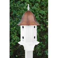 Post Mounted Bird Houses You'll Love | Wayfair