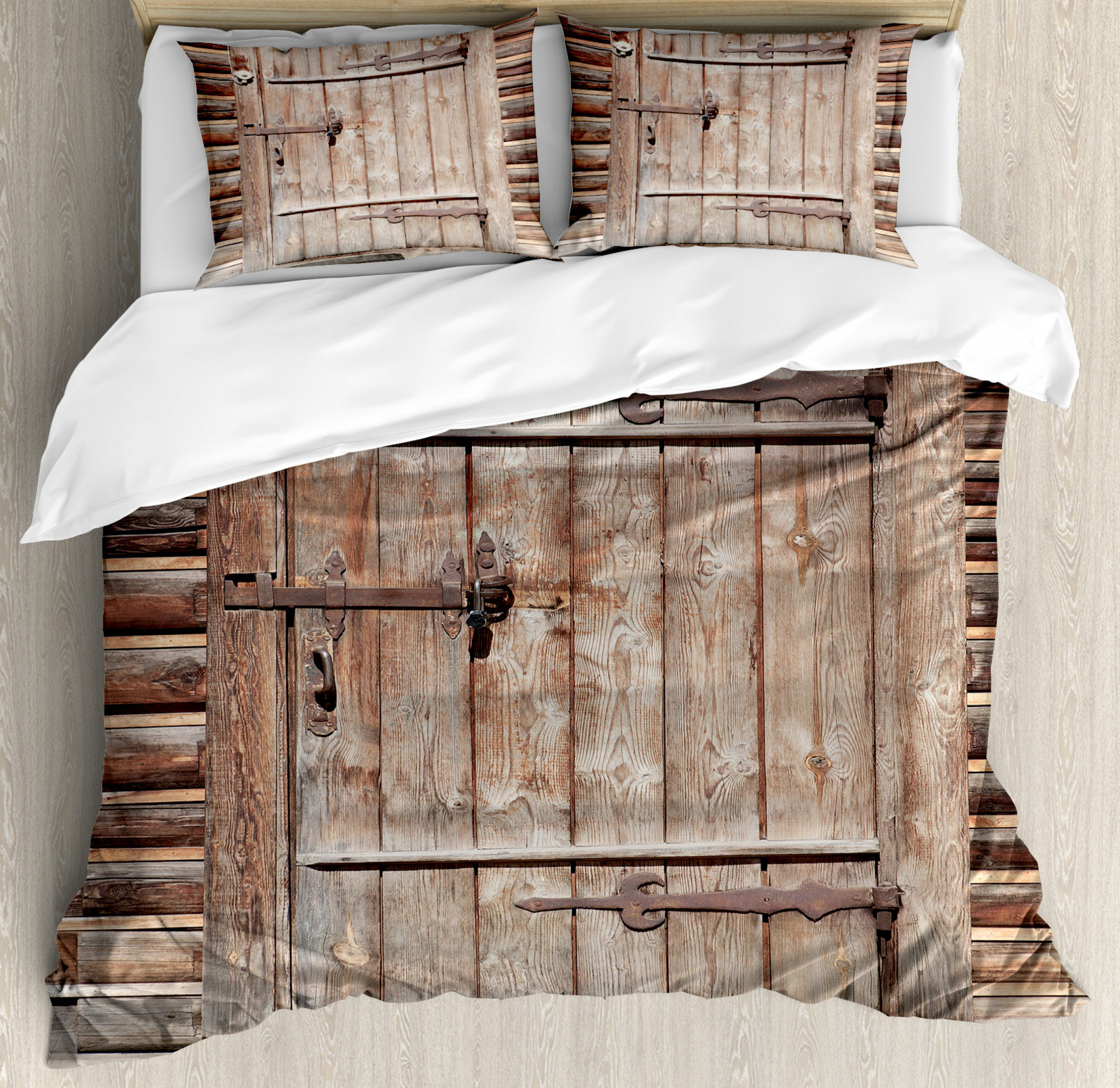 Ambesonne Rustic Duvet Cover Set | Wayfair